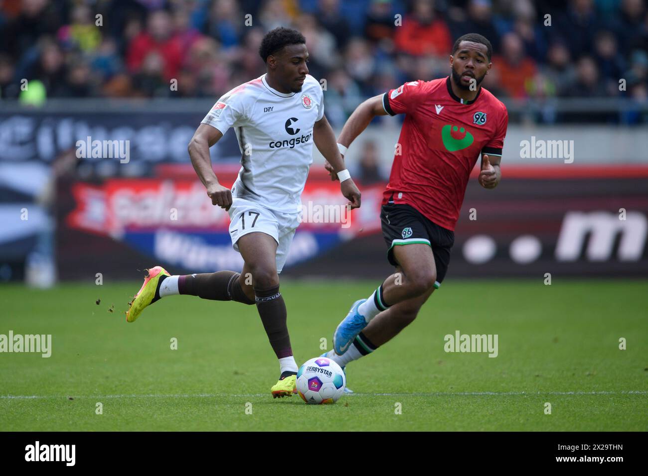 Hanover, Germany. 21st Apr, 2024. Soccer: Bundesliga 2, Hannover 96 ...