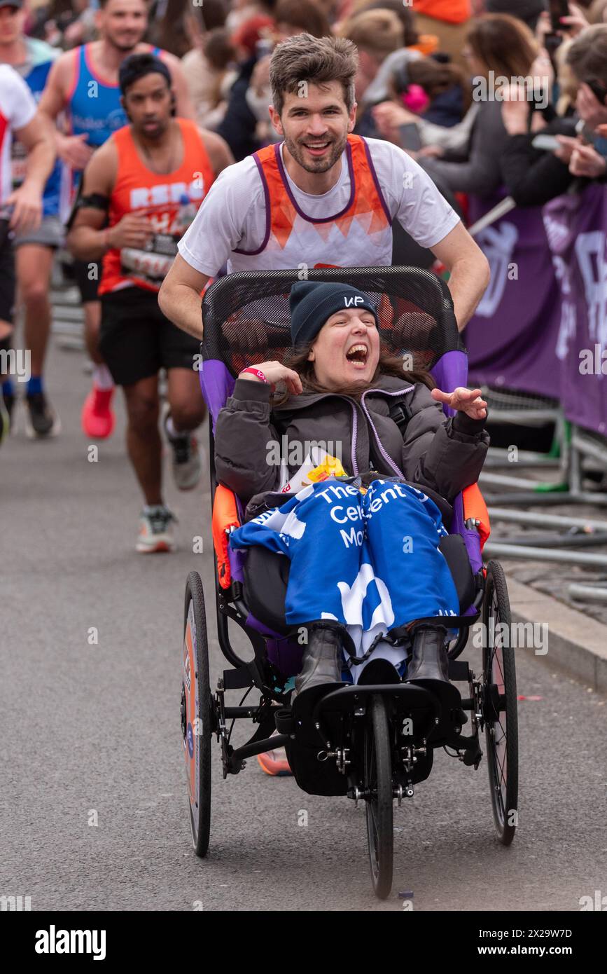 Tower Hill, London, UK. 21st Apr, 2024. Around 50,000 people are taking ...