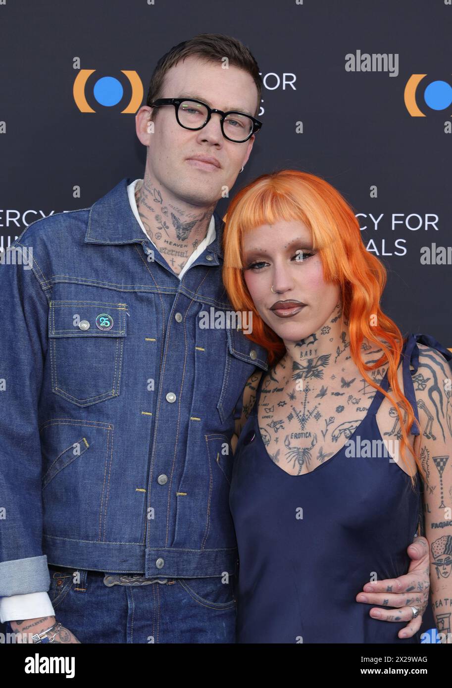 LOS ANGELES, CA - APRIL 20: Kyle England, Brooke Candy at The Mercy for ...