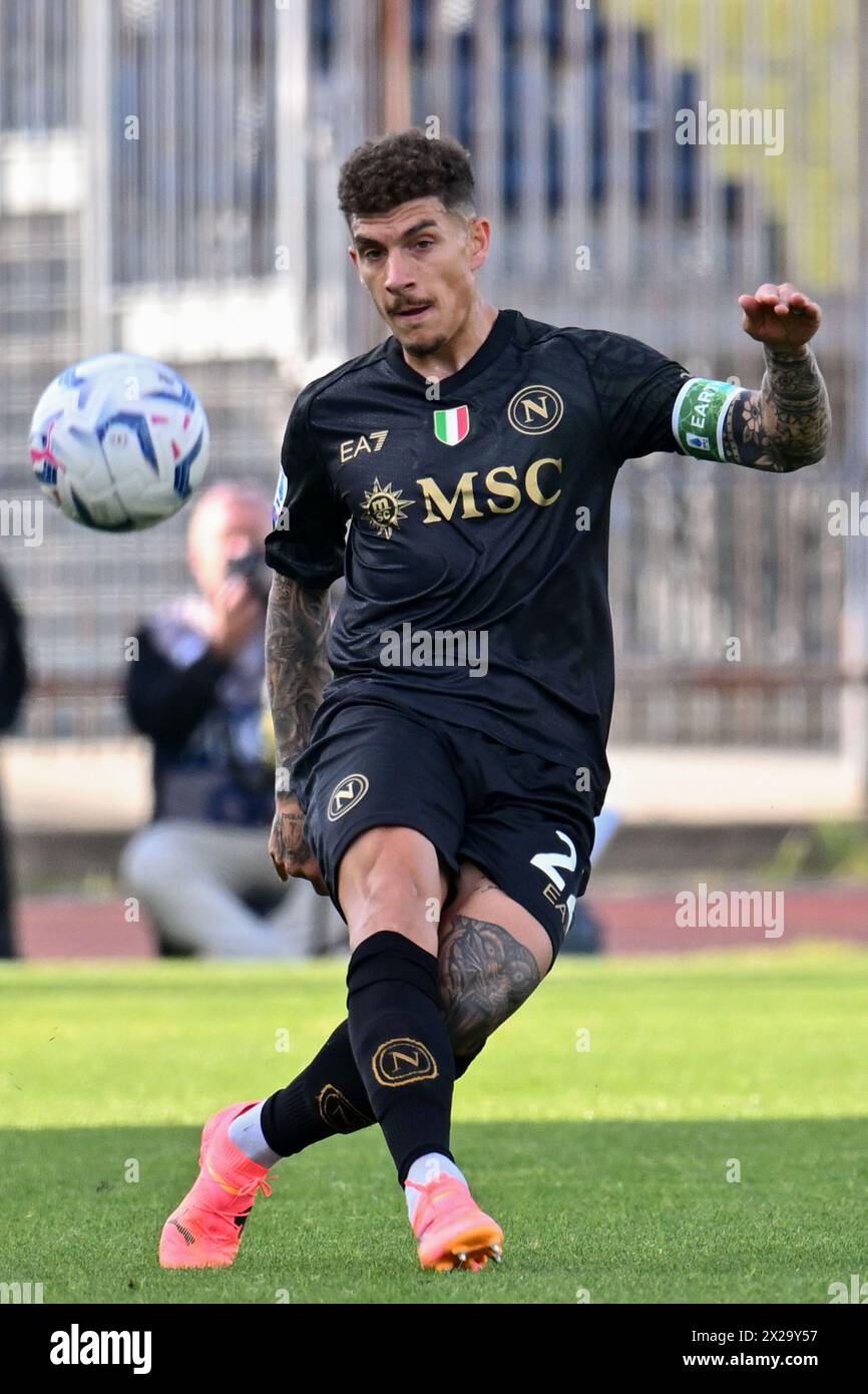 Empoli, Italy. 20th Apr, 2024. SSC Napoli's defender Giovanni Di ...