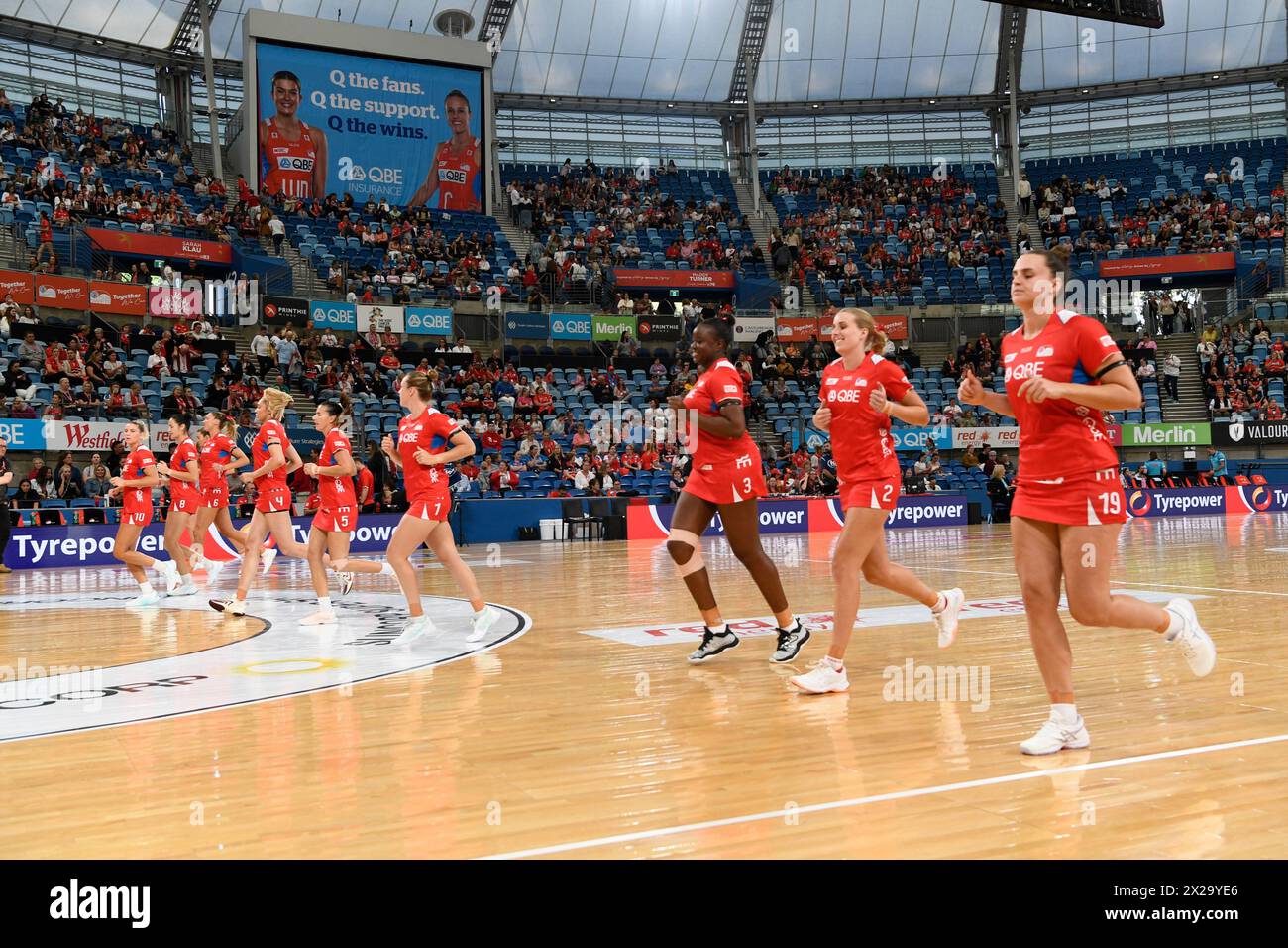 21st April 2024; Ken Rosewall Arena, Sydney, NSW, Australia: Suncorp ...