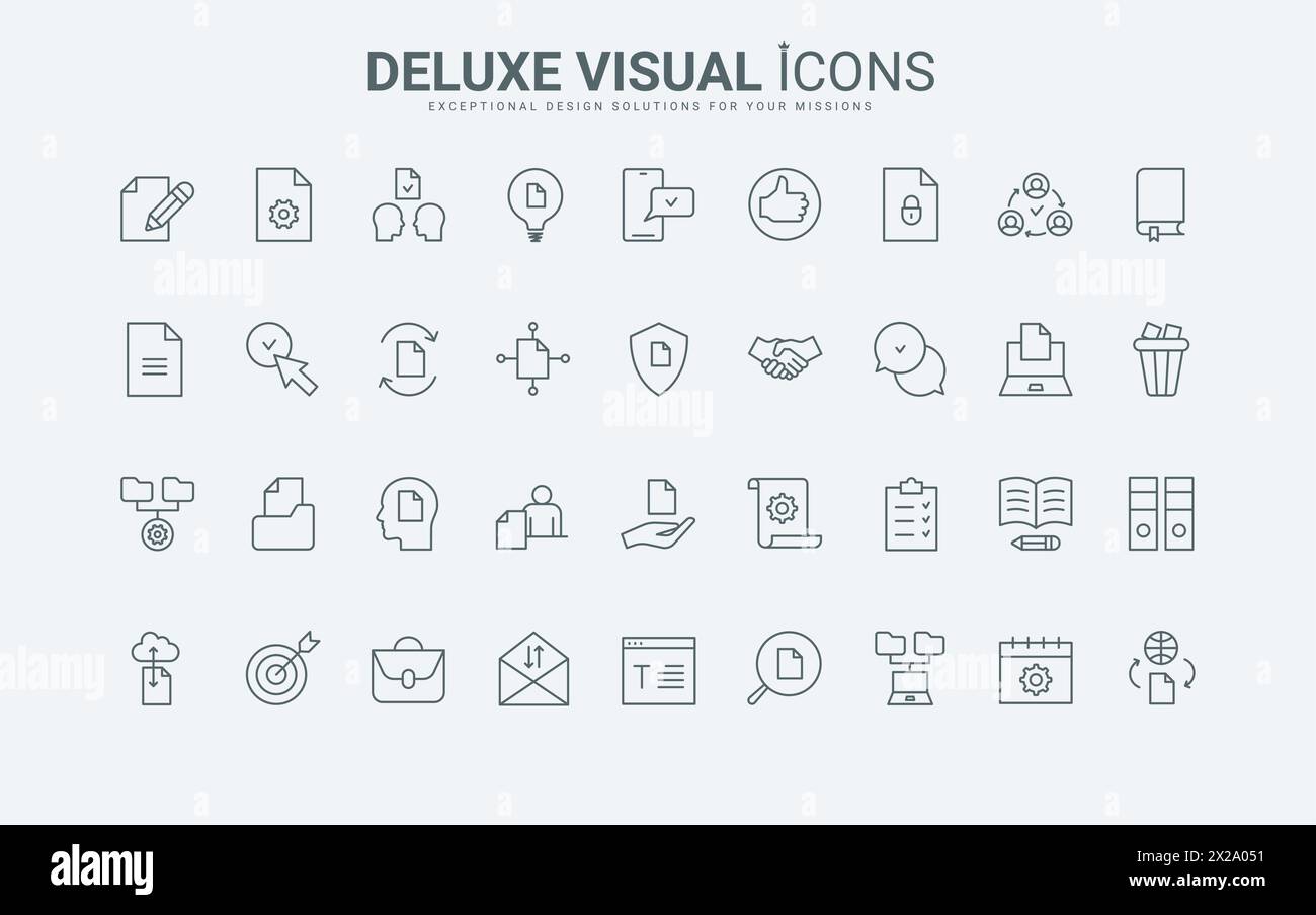 Approval form icons hi-res stock photography and images - Alamy