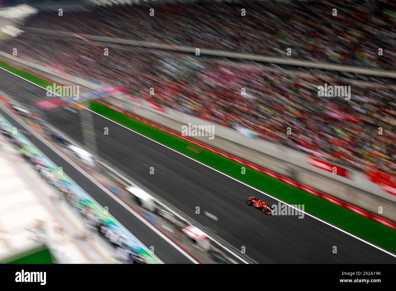 55 SAINZ Carlos (spa), Scuderia Ferrari SF-24, action during the Formula 1 Lenovo Chinese Grand ...