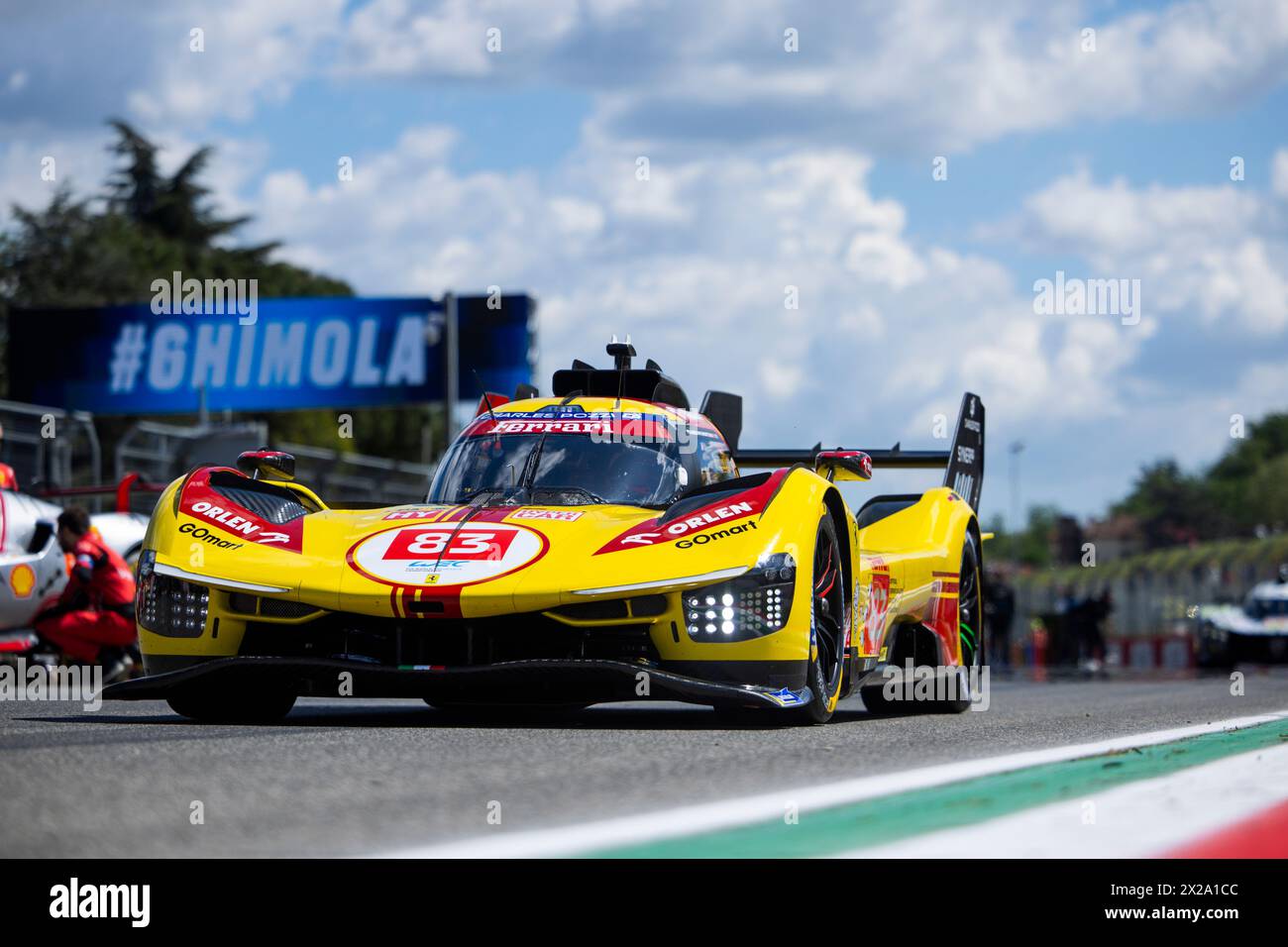 Imola, Italy. 21st Apr, 2024. 83 KUBICA Robert (pol), SHWARTZMAN Robert ...
