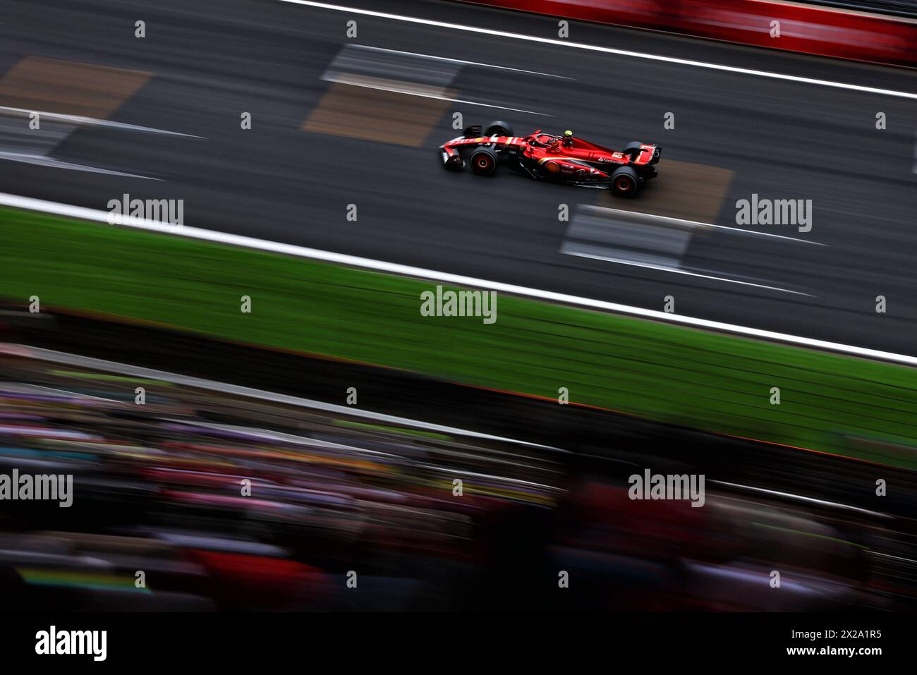 Shanghai, China. 21st Apr, 2024. Carlos Sainz Jr (ESP) Ferrari SF-24 ...