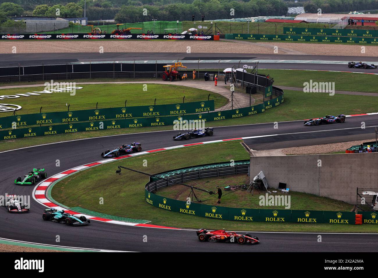 Shanghai, China. 21st Apr, 2024. Carlos Sainz Jr (ESP) Ferrari SF-24 ...