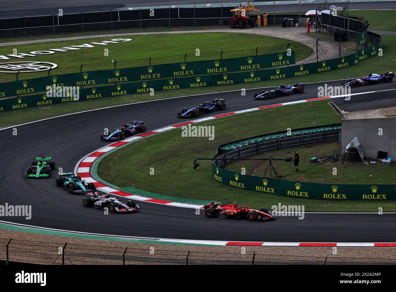 Shanghai, China. 21st Apr, 2024. Carlos Sainz Jr (ESP) Ferrari SF-24 ...