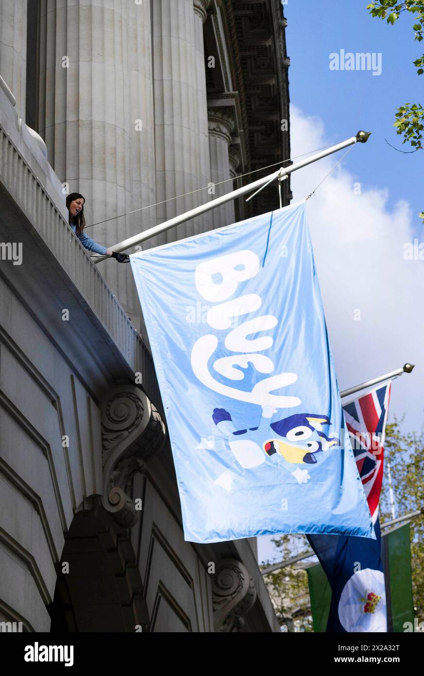 EDITORIAL USE ONLY Australia House in London is decorated to celebrate ...