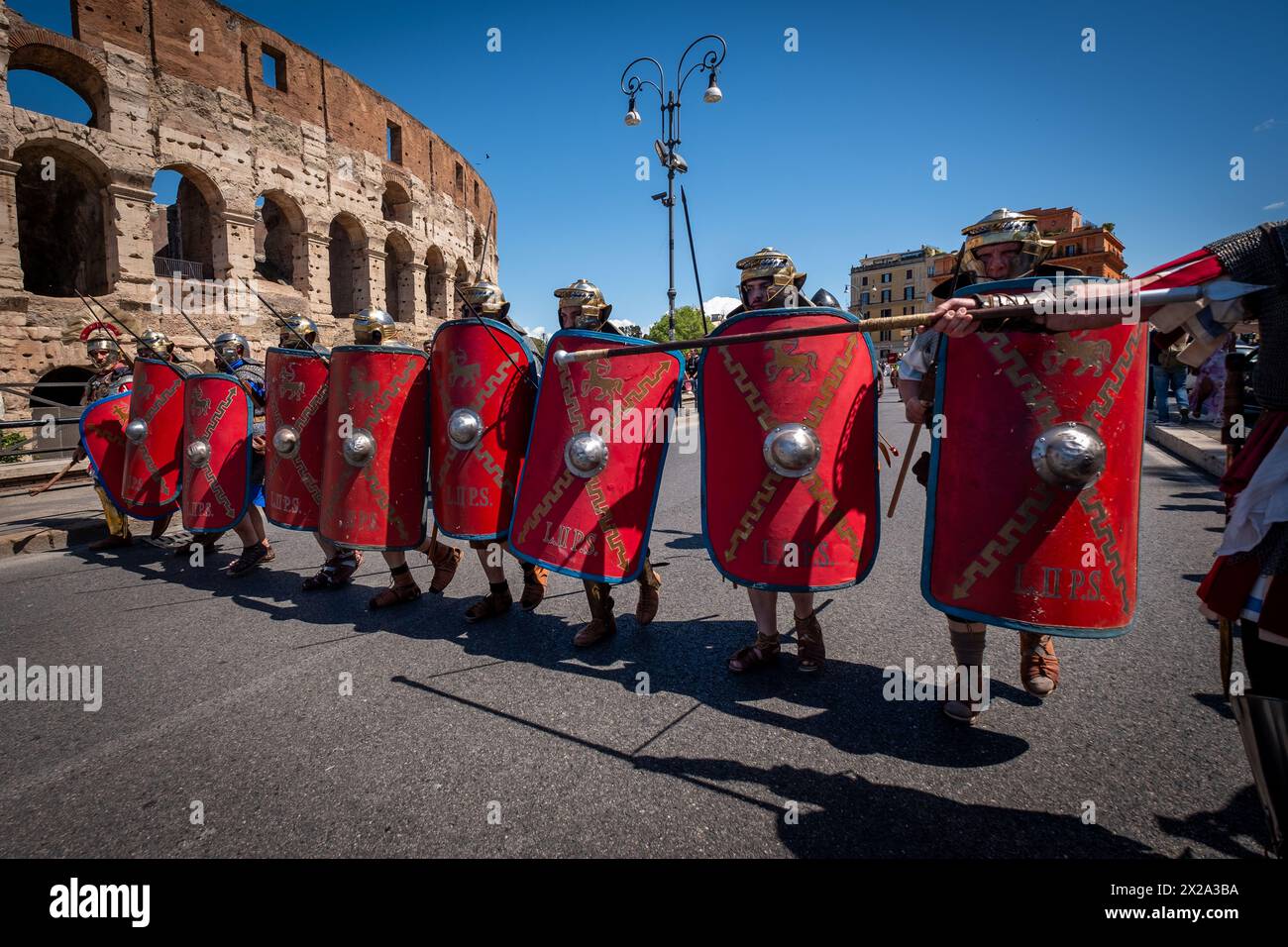 Rome, Rm, Italy. 21st Apr, 2024. On its 2777th anniversary, Roman ...