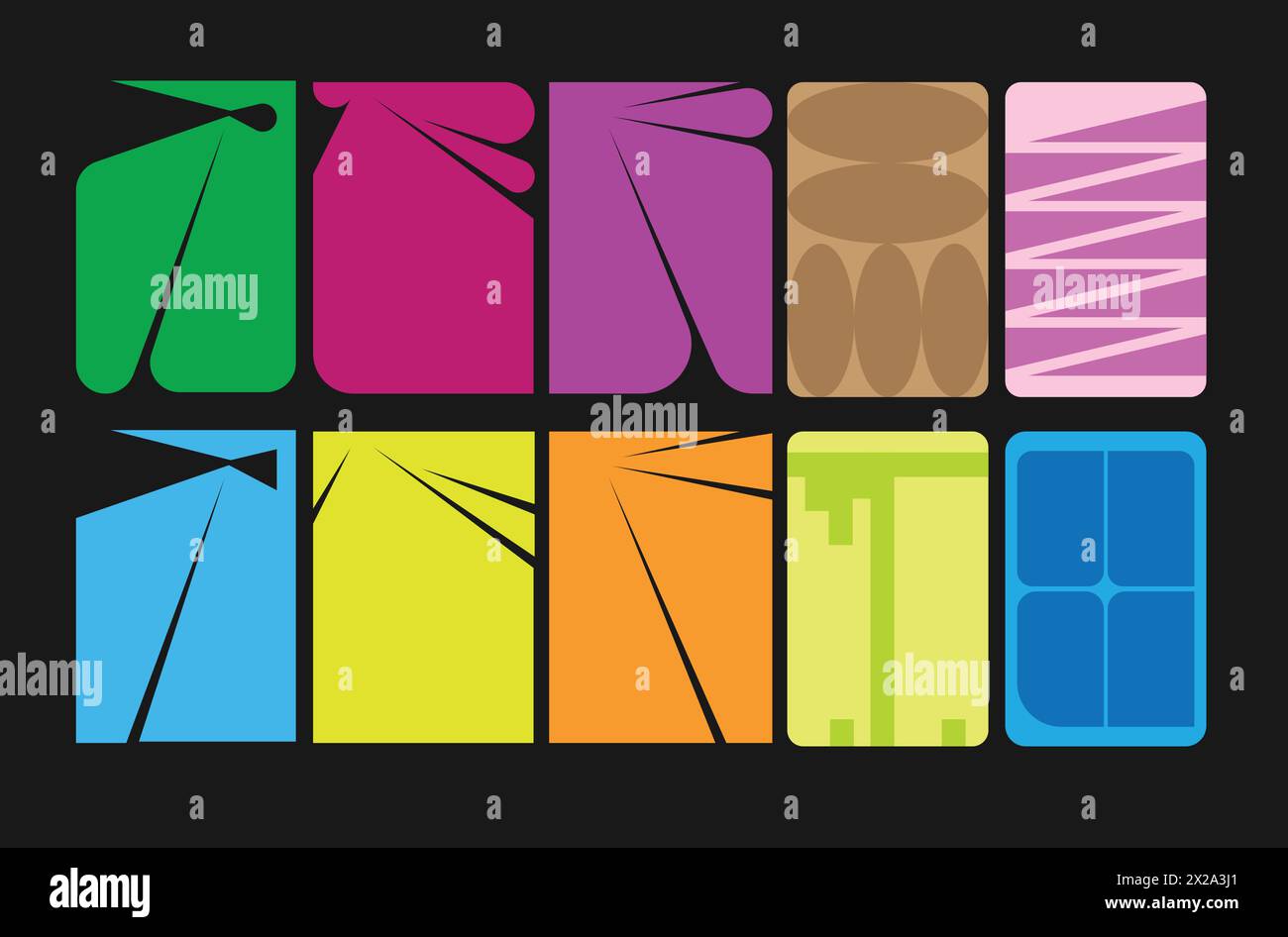 Random form Stock Vector Images - Alamy