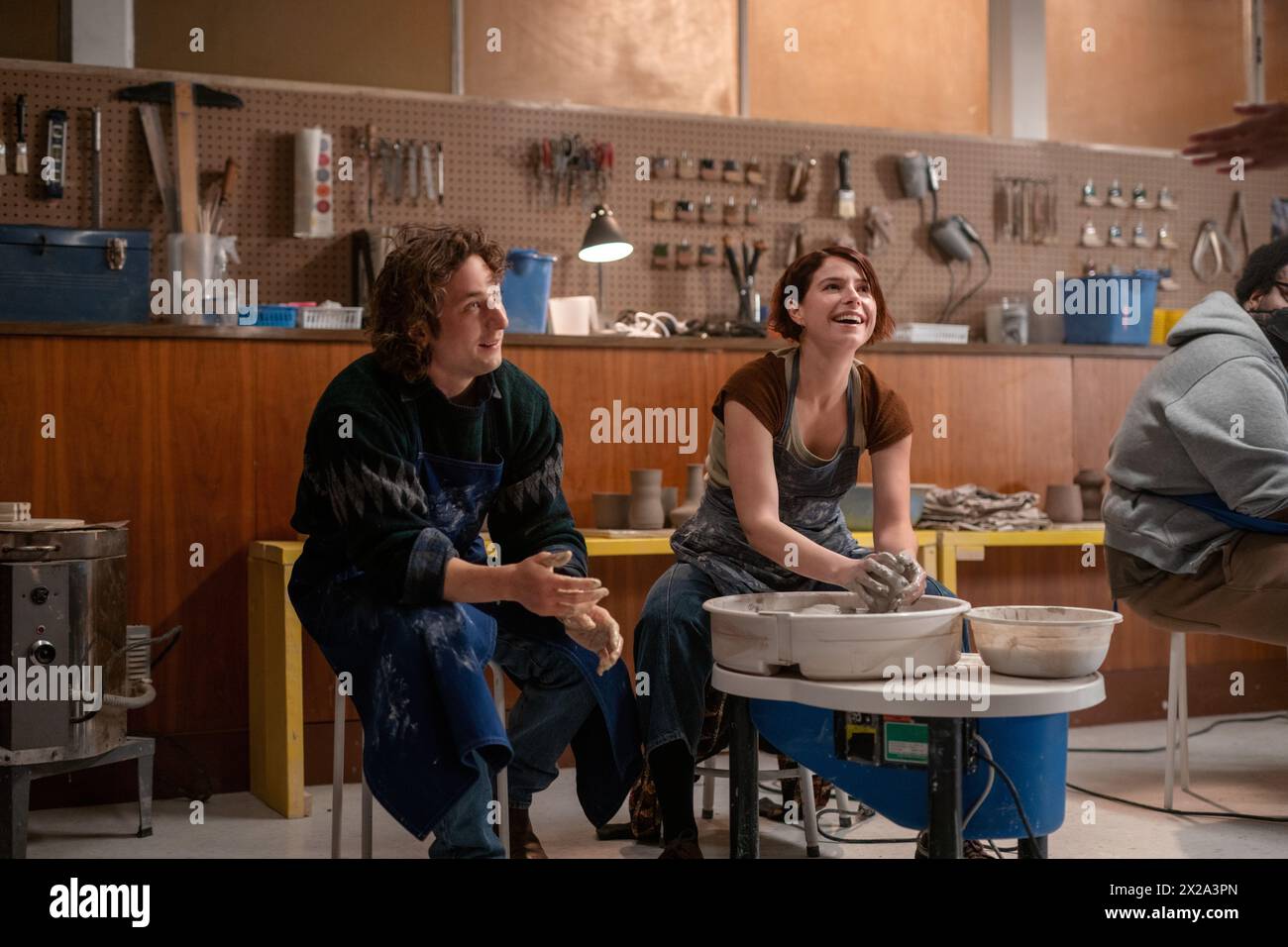 JESSIE BUCKLEY and JEREMY ALLEN WHITE in FINGERNAILS (2023), directed ...