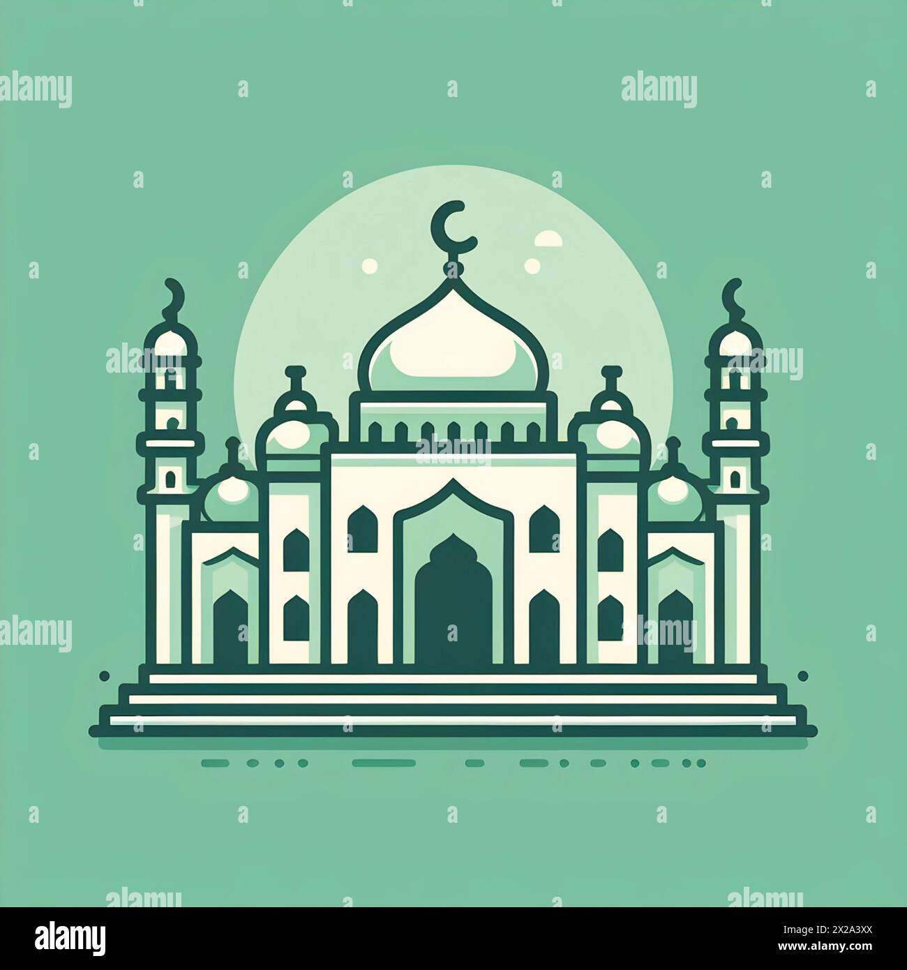 Muslim mosque logo hi-res stock photography and images - Alamy