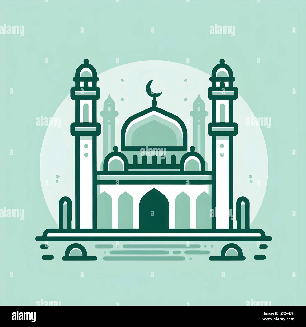 Muslim prayer vector vectors hi-res stock photography and images - Alamy