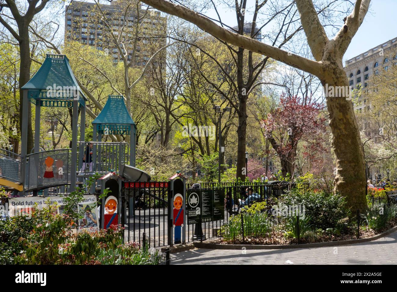 Police Officer Moira Ann Smith Playground in Madison Square Park, New ...