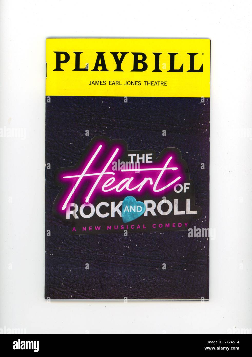 "The Heart of Rock and Roll" James Earl Jones Theatre Playbill, New ...