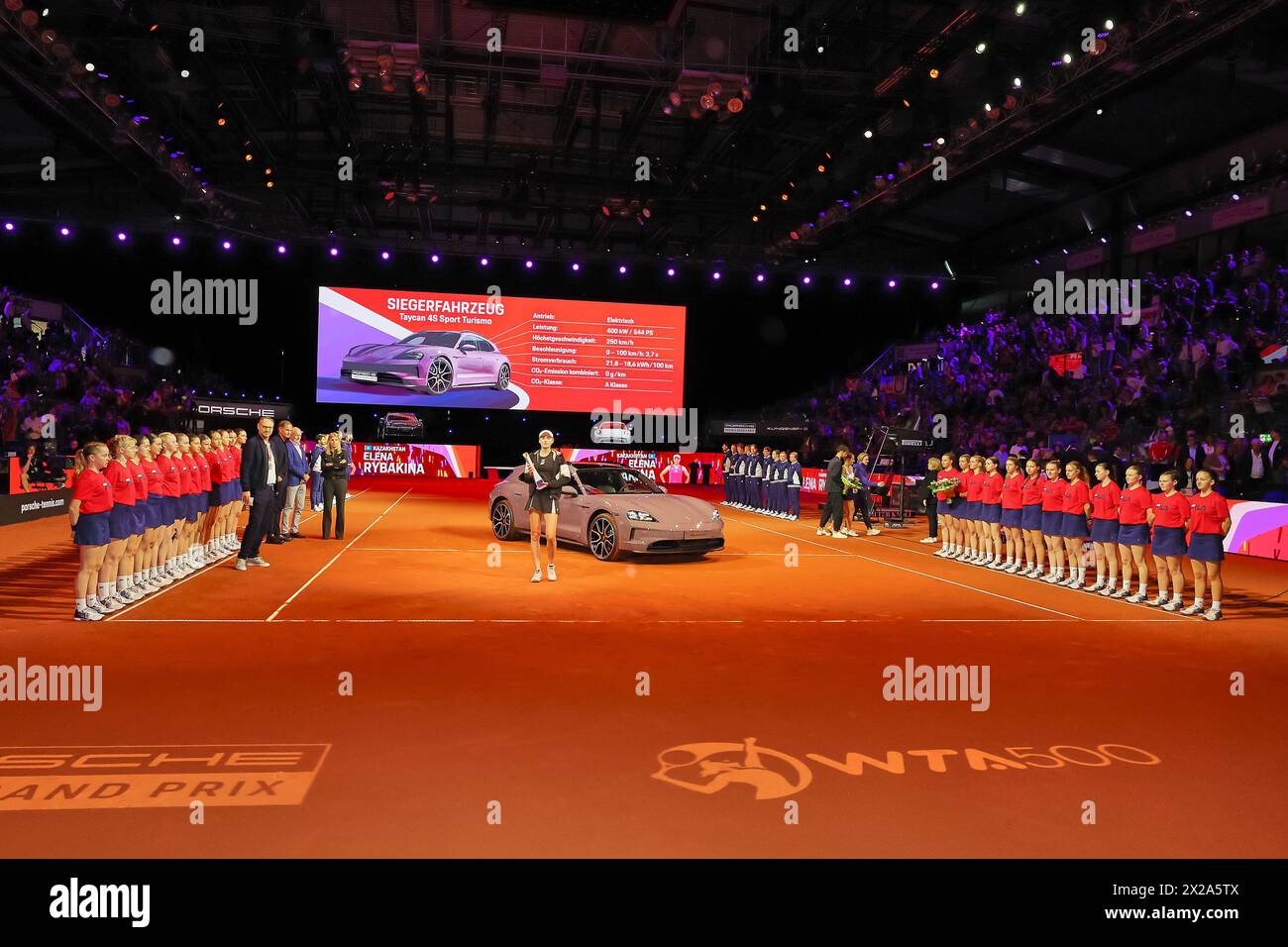 Stuttgart, Baden-Wuerttemberg, Germany. 21st Apr, 2024. Elena Rybakina ...