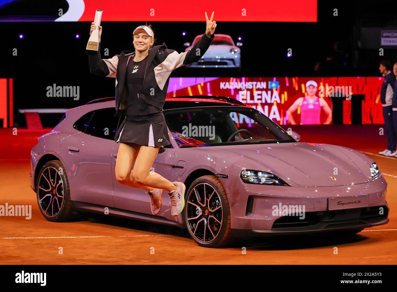 Stuttgart, Baden-Wuerttemberg, Germany. 21st Apr, 2024. Elena Rybakina ...