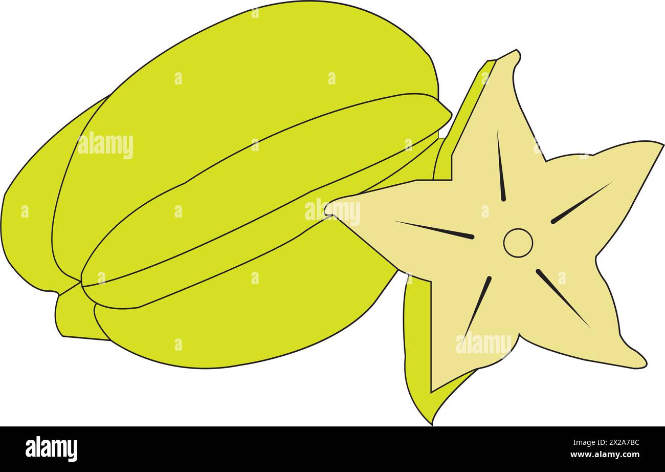 Star fruit icon vector illustration design Stock Vector Image & Art - Alamy