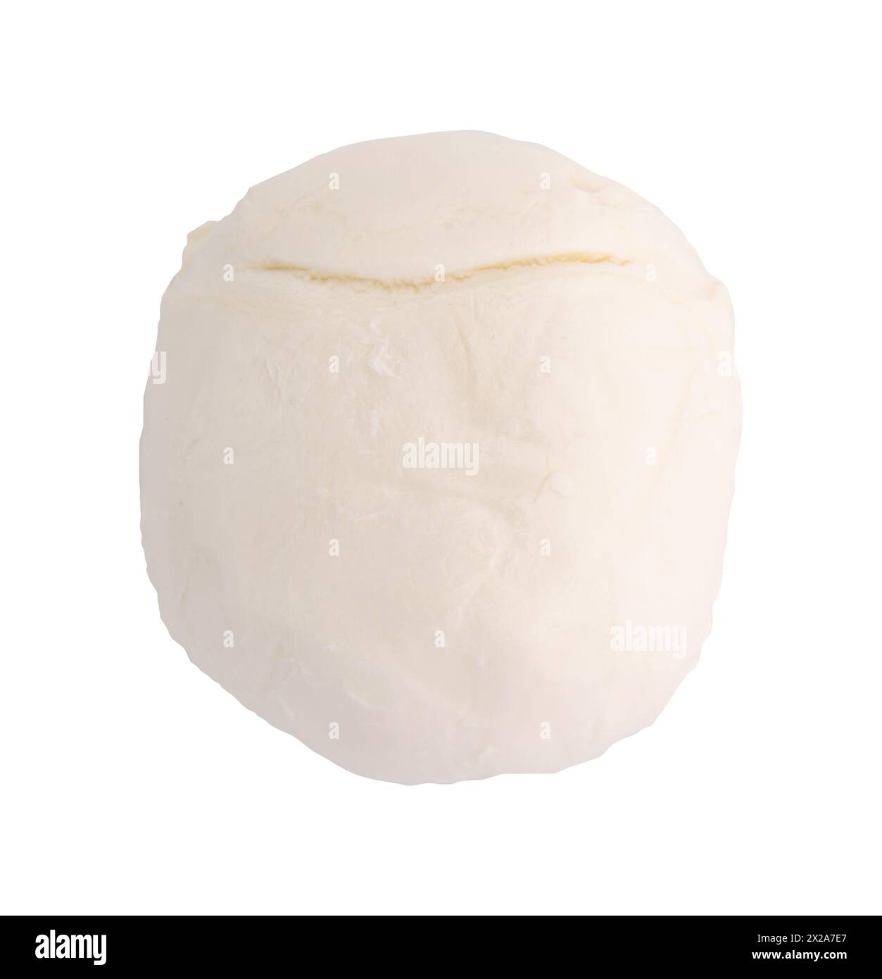 fresh italian mozzarella cheese isolated on white background with ...
