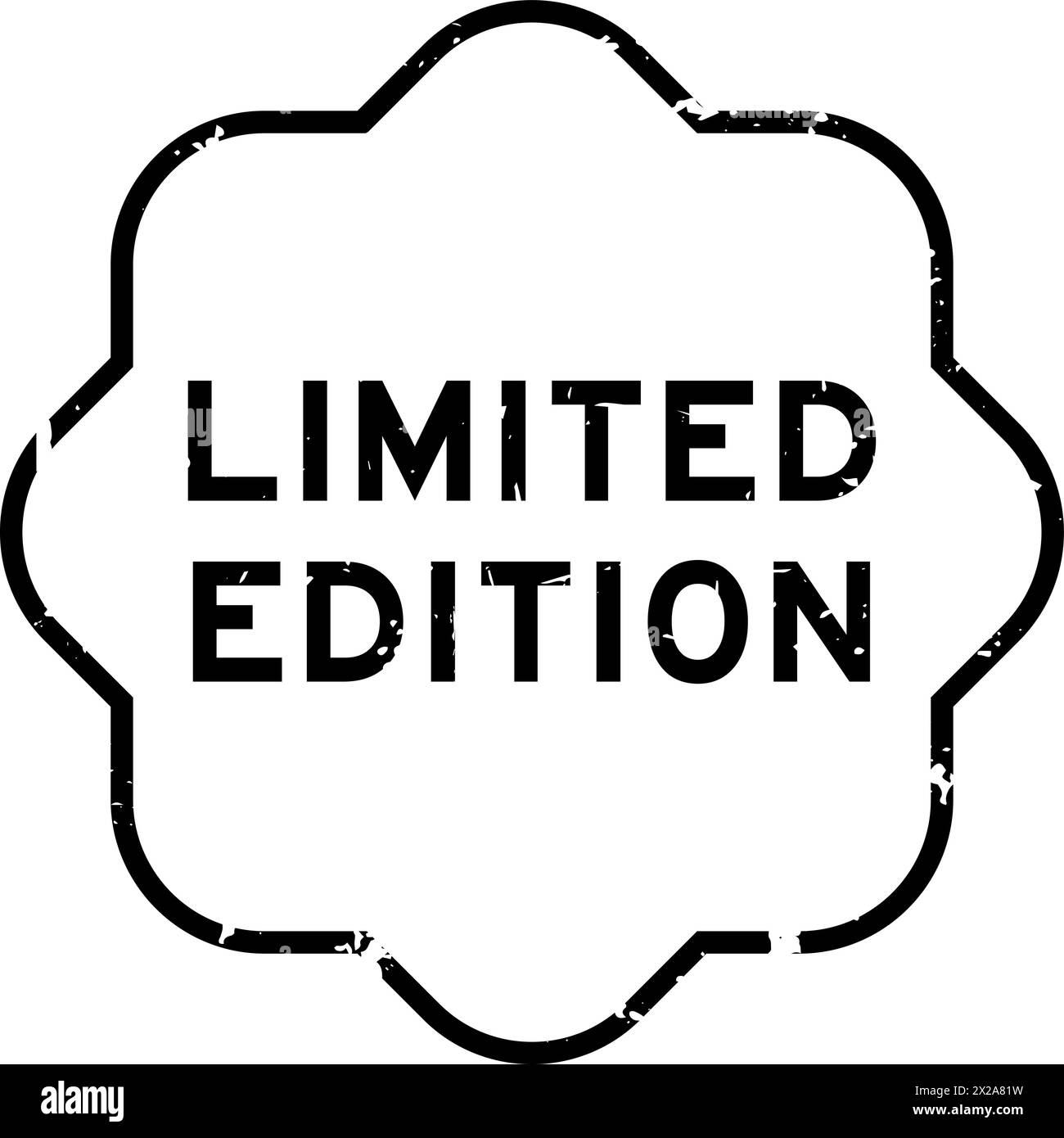 Grunge black limited edition word rubber seal stamp on white background Stock Vector Image & Art ...