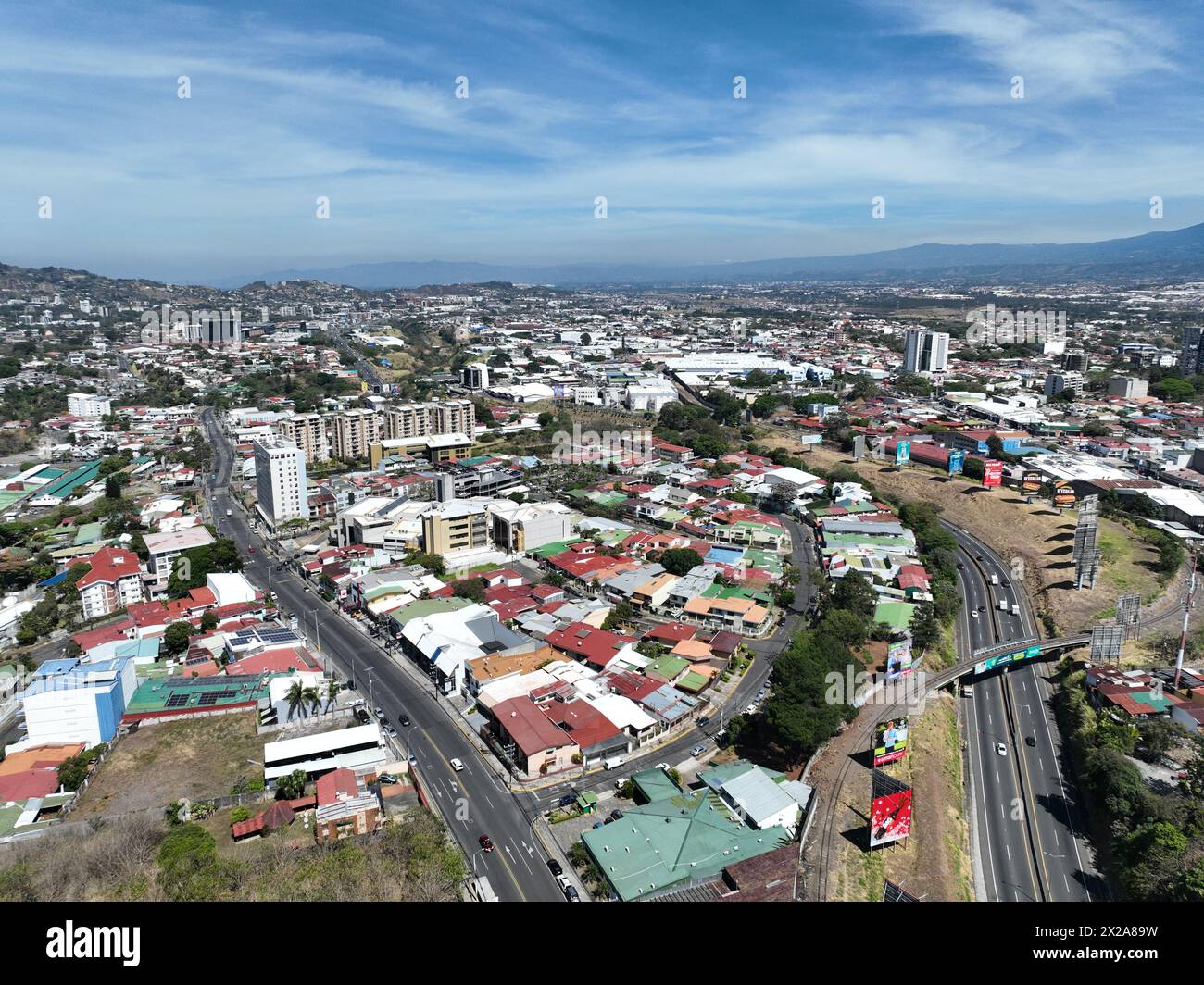 La Sabana Park and Costa Rica National Stadium Stock Photo - Alamy