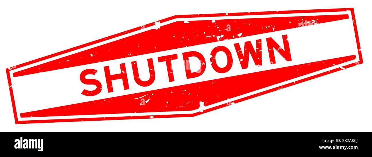 Service shutdown Stock Vector Images - Alamy