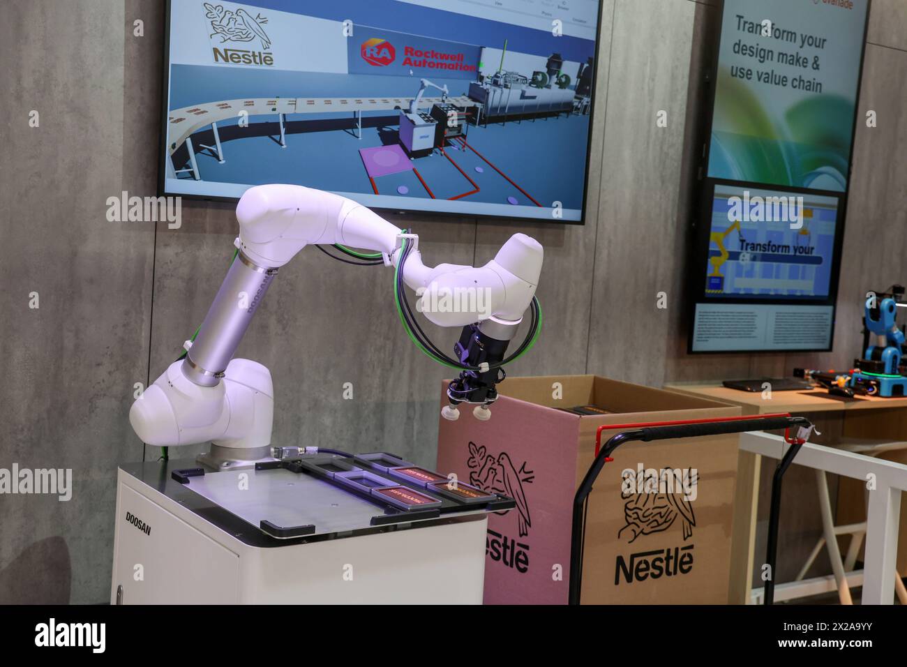 Hannover Messe Industrie 2024 DEU, Deutschland, Niedersachsen, Hannover ...