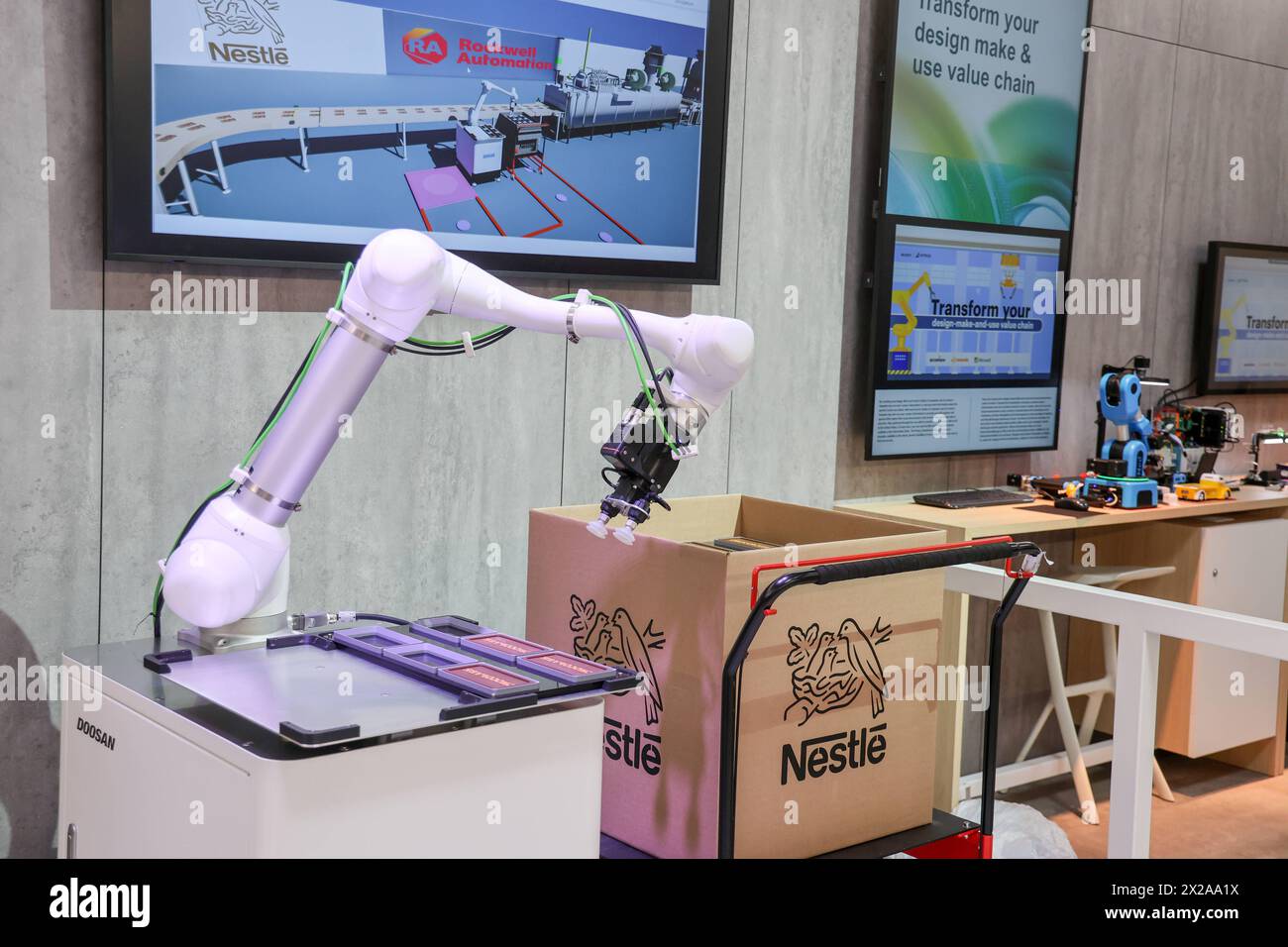 Hannover Messe Industrie 2024 DEU, Deutschland, Niedersachsen, Hannover ...