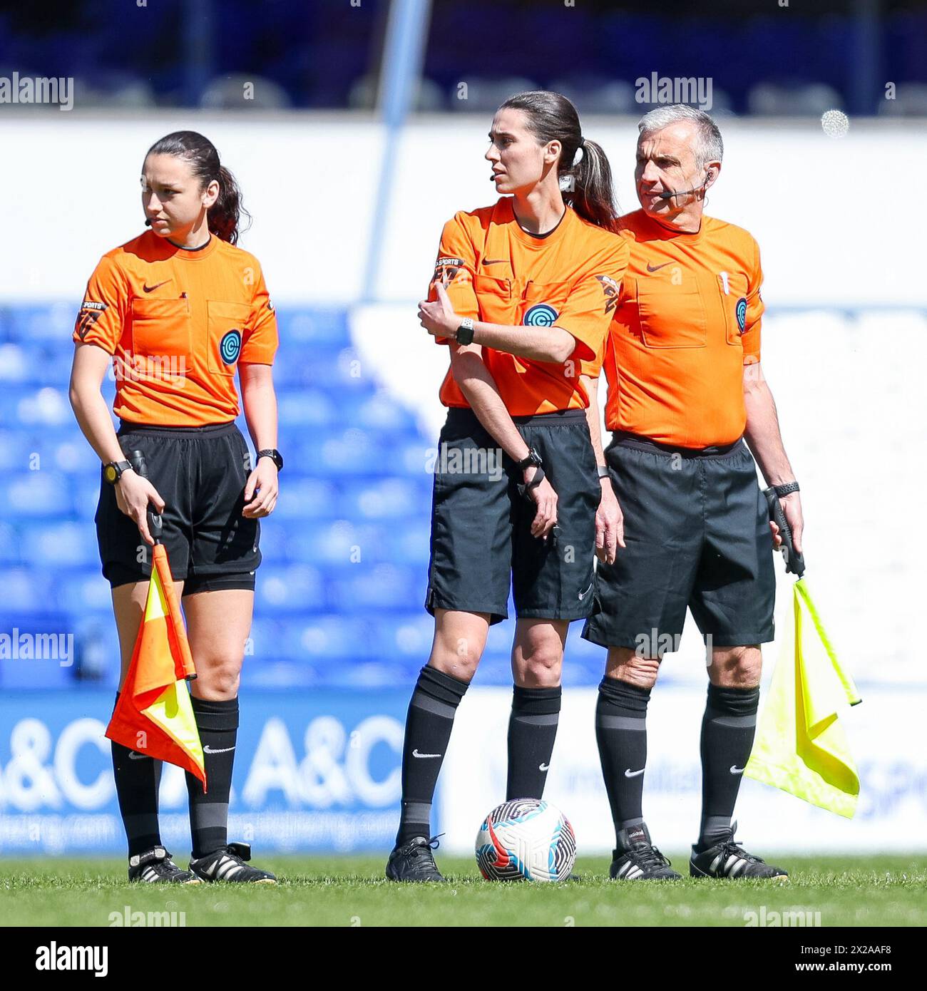 Birmingham, UK. 21st Apr, 2024. Hannah Gardner, Jade Wardle & Michael ...