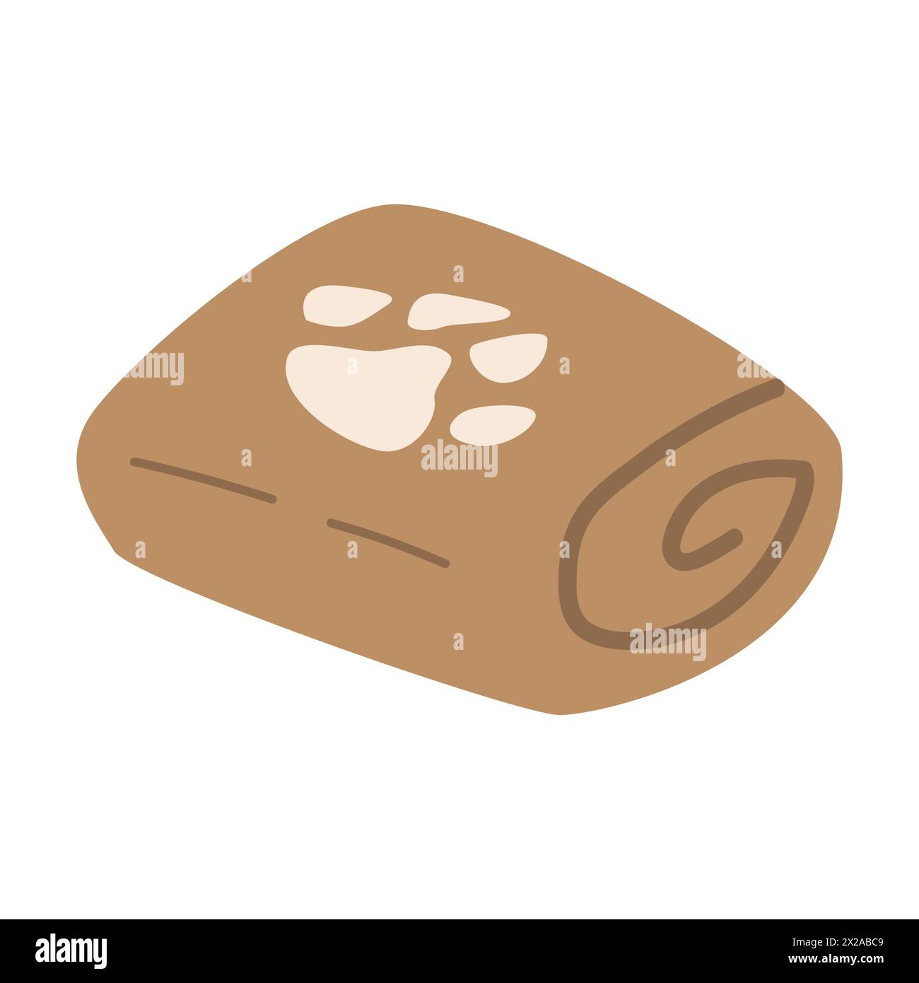 Brown fluffy puppy in Stock Vector Images - Alamy