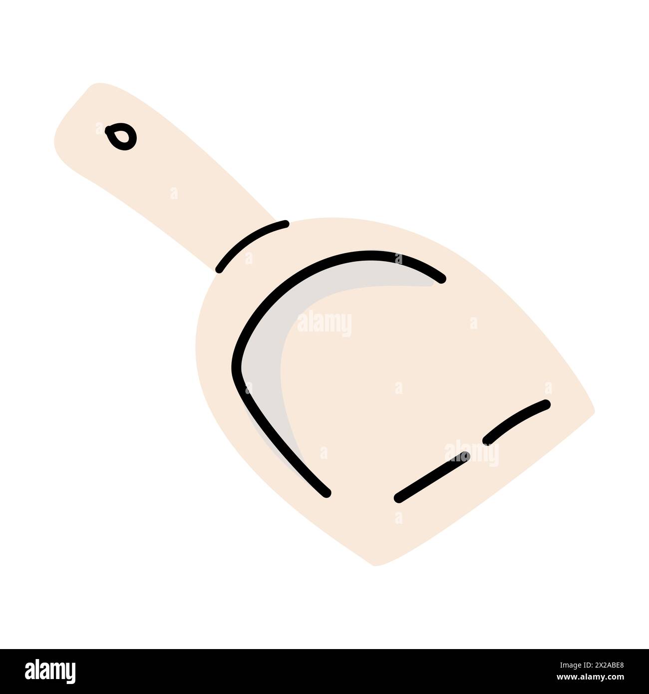 Shovel to Collect Pet Waste vector illustration. Can use for dog ...