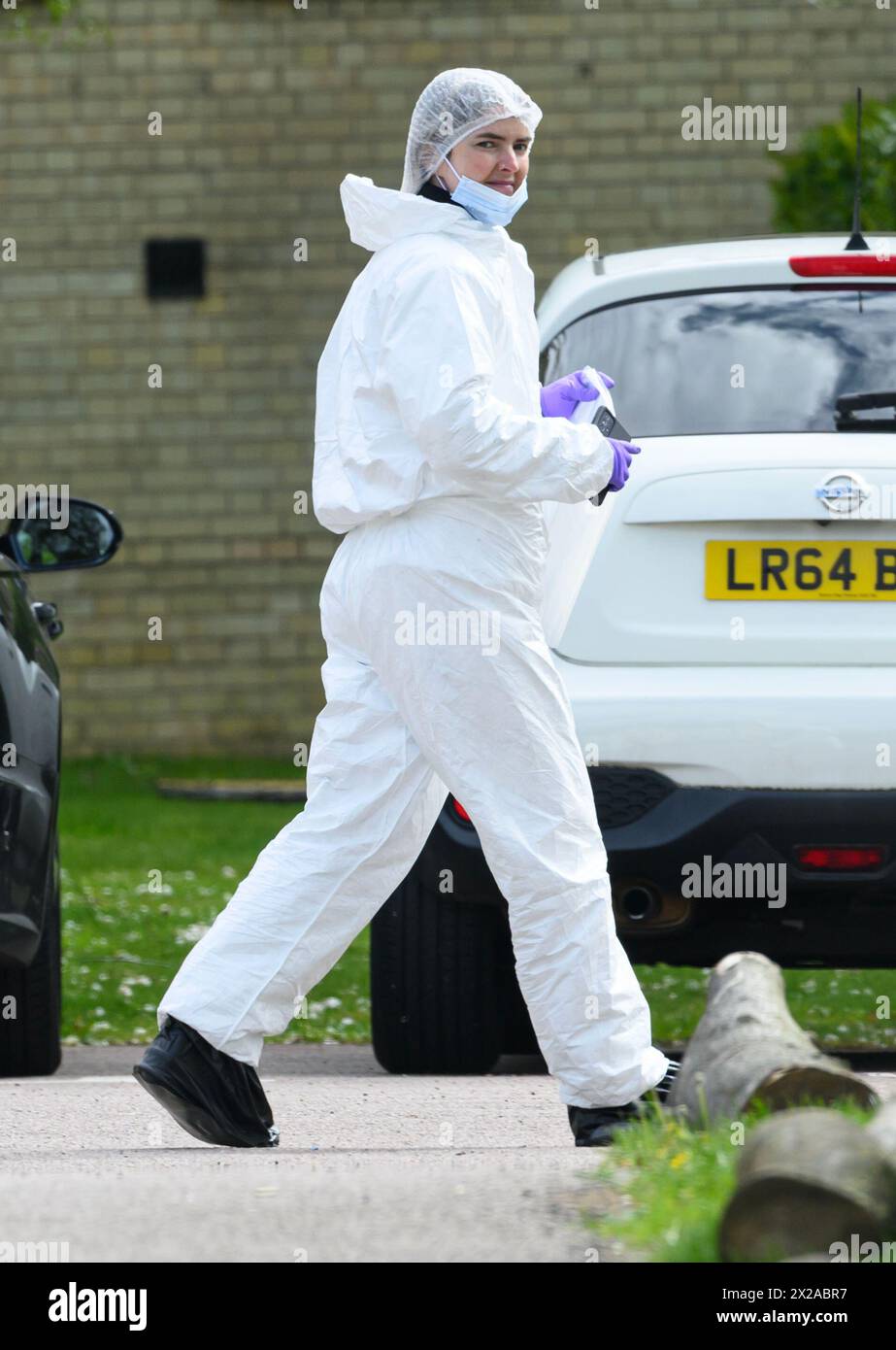 Police at the scene at Fairfield Hall on Fairfield Park after police ...