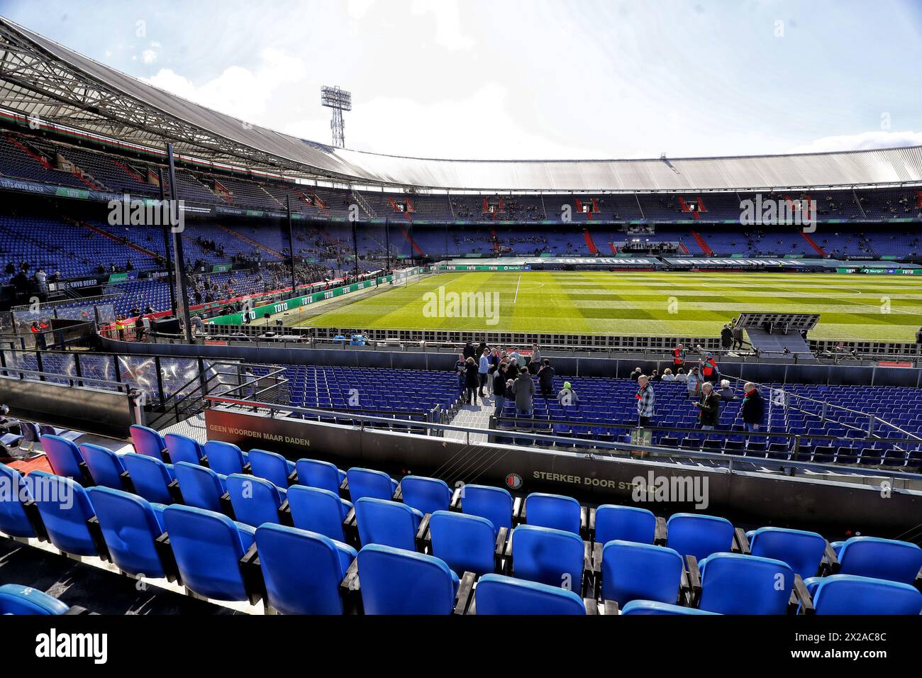 Rotterdam, Netherlands. 21st Apr, 2024. ROTTERDAM, Stadium de Kuip, 21 ...
