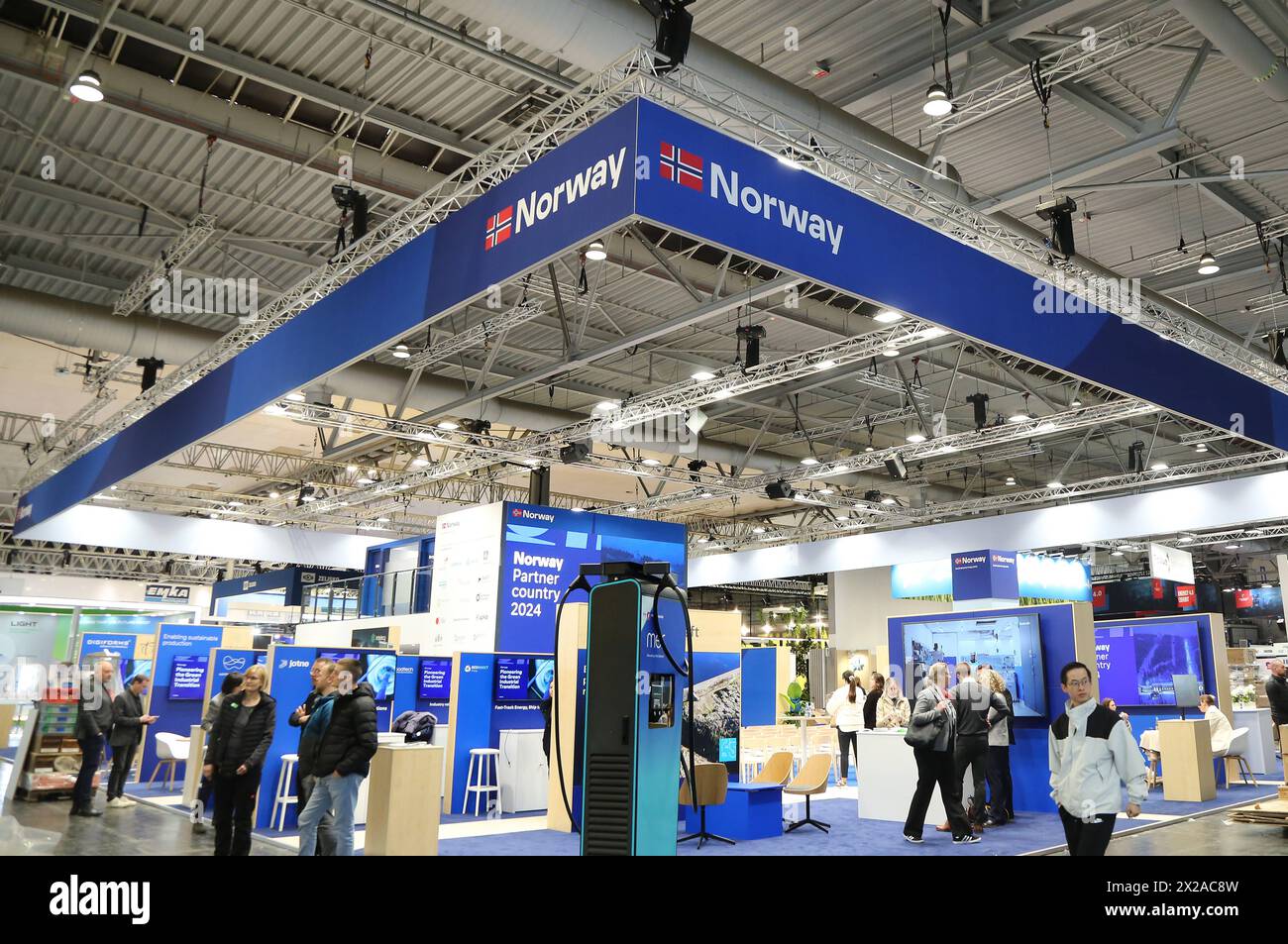 21.04 2024 Hannover, Presserundgang am Vortag der Hannovermesse 2024 ...