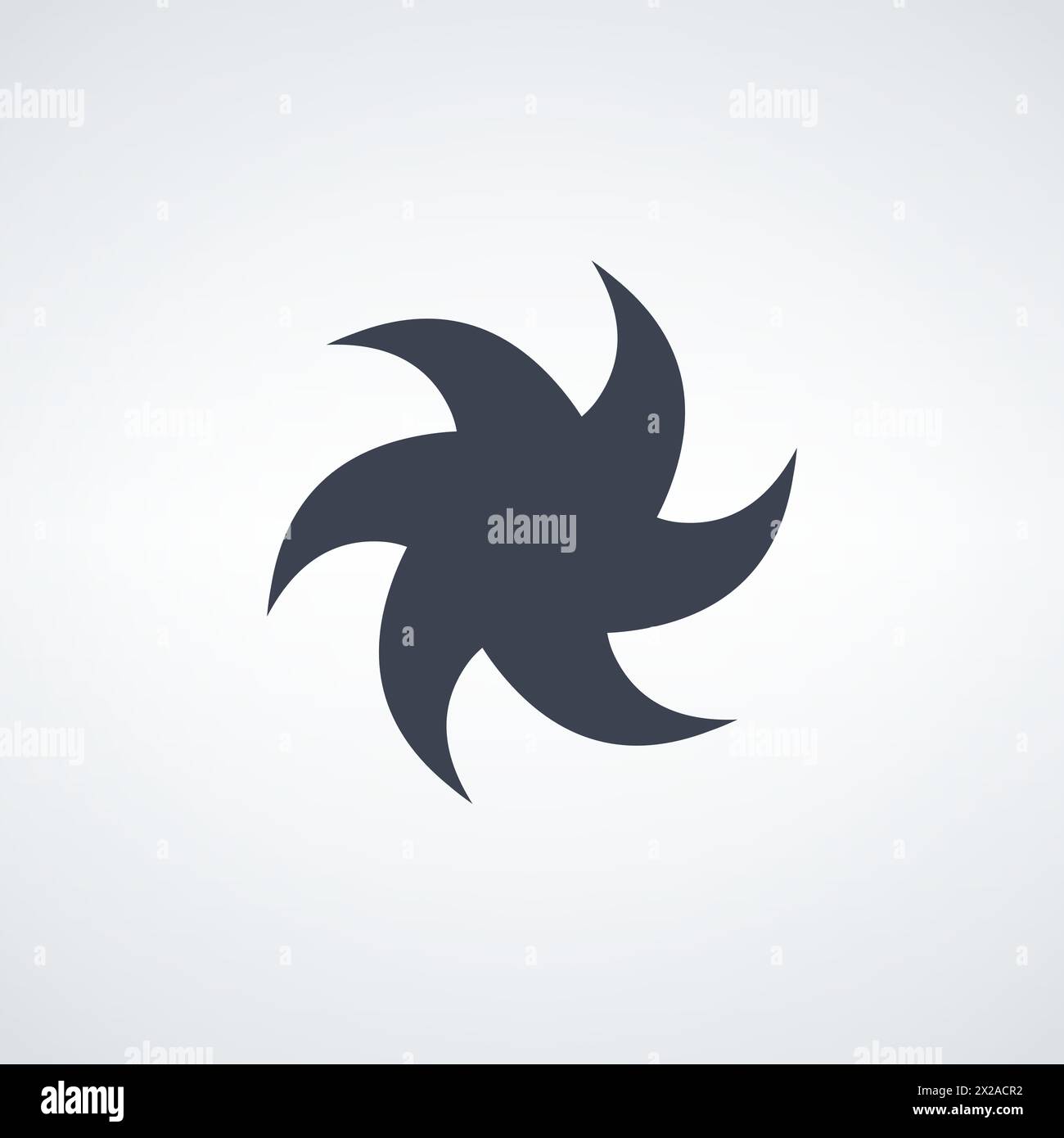 Spiral like and swirl motion twisting shape design element set. Stock ...