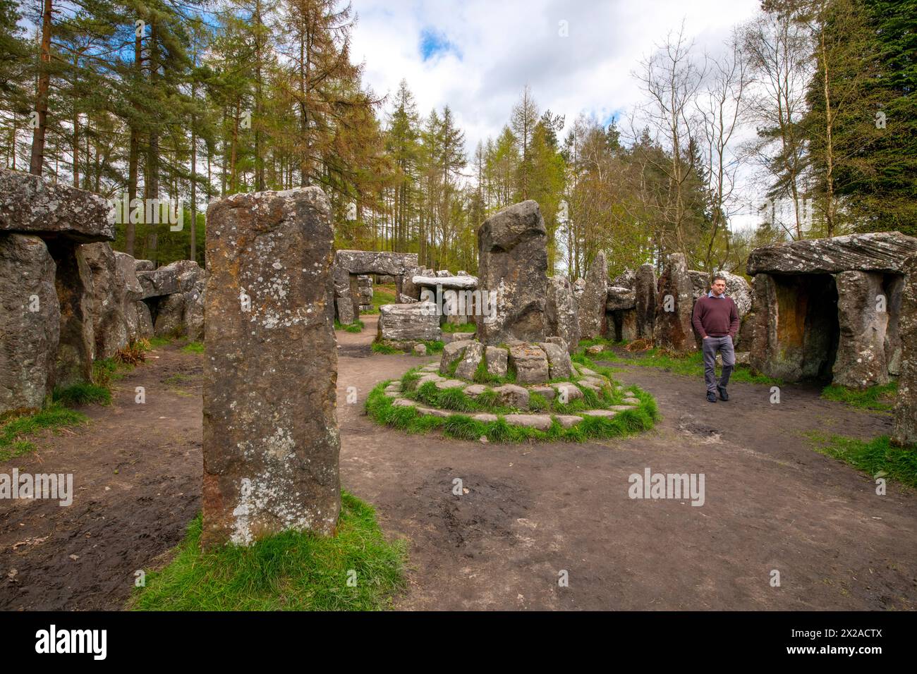 Druids temple yorkshire hi-res stock photography and images - Alamy