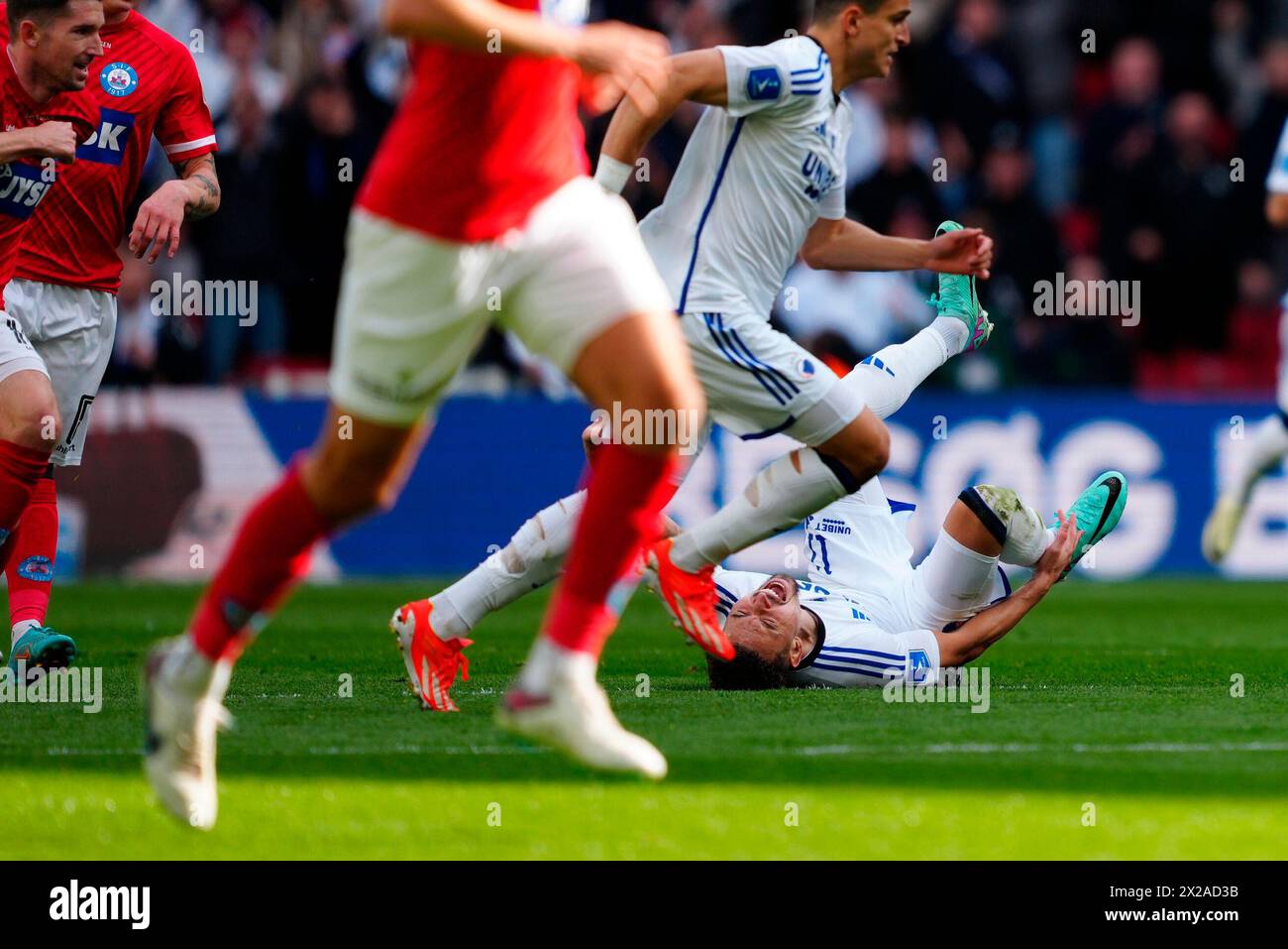 Copenhagen, Denmark. 21st Apr, 2024. Superliga match between FC ...