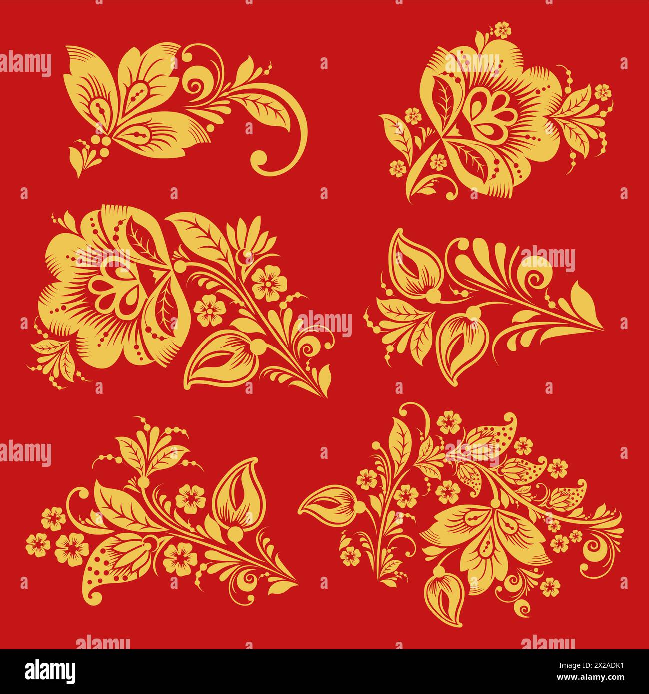 Classic russian painting Stock Vector Images - Alamy