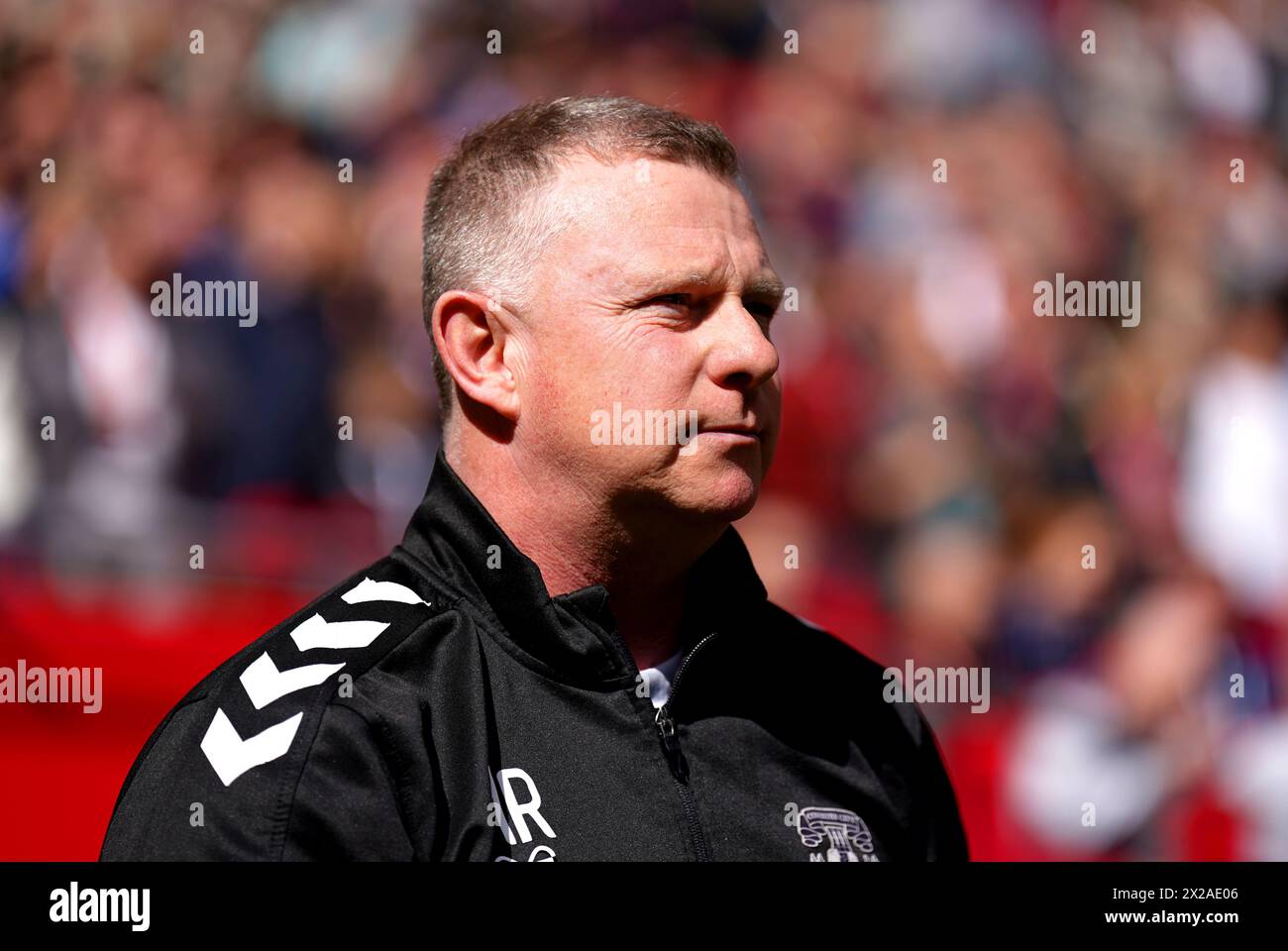Coventry City manager Mark Robins ahead of the Emirates FA Cup semi ...