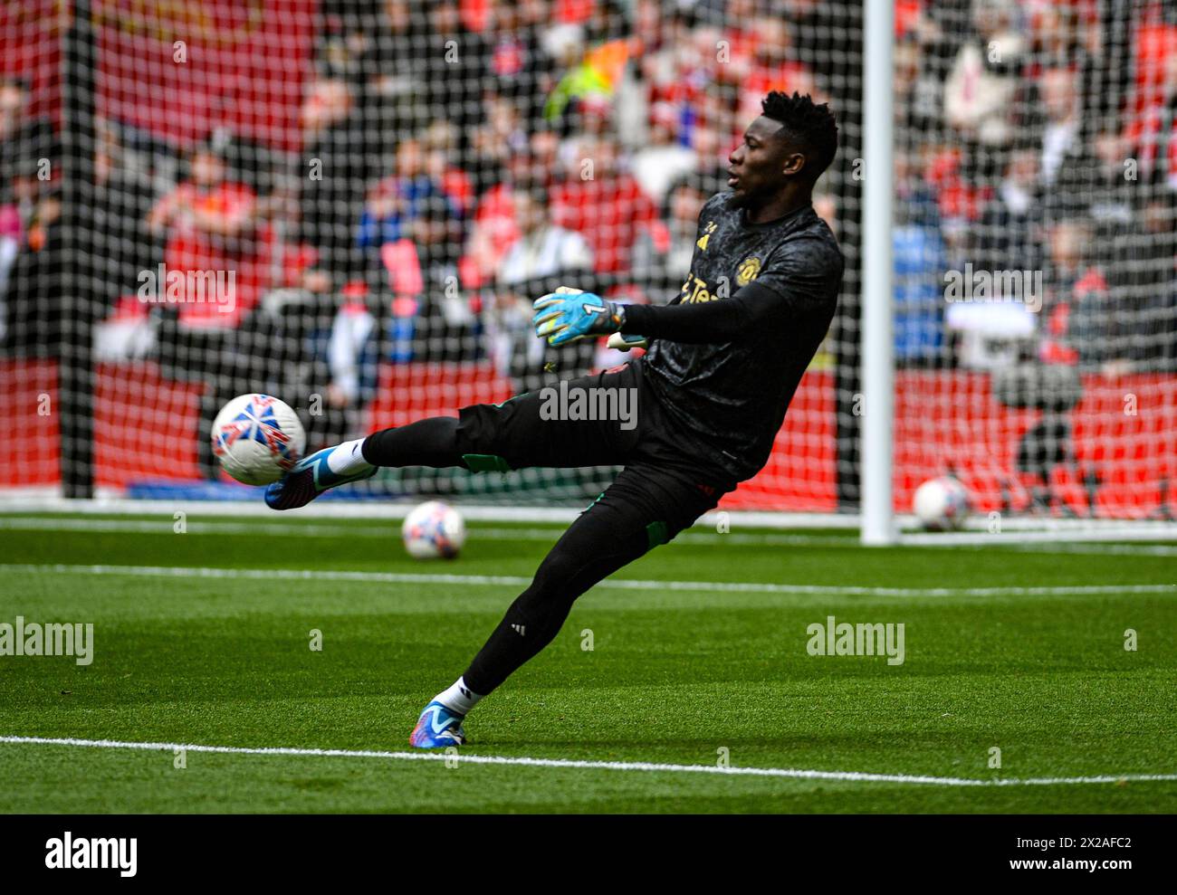 Wembley Stadium, London, UK. 21st Apr, 2024. FA Cup Semi Final Football ...