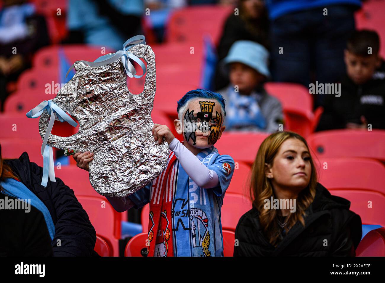 Wembley Stadium, London, UK. 21st Apr, 2024. FA Cup Semi Final Football ...