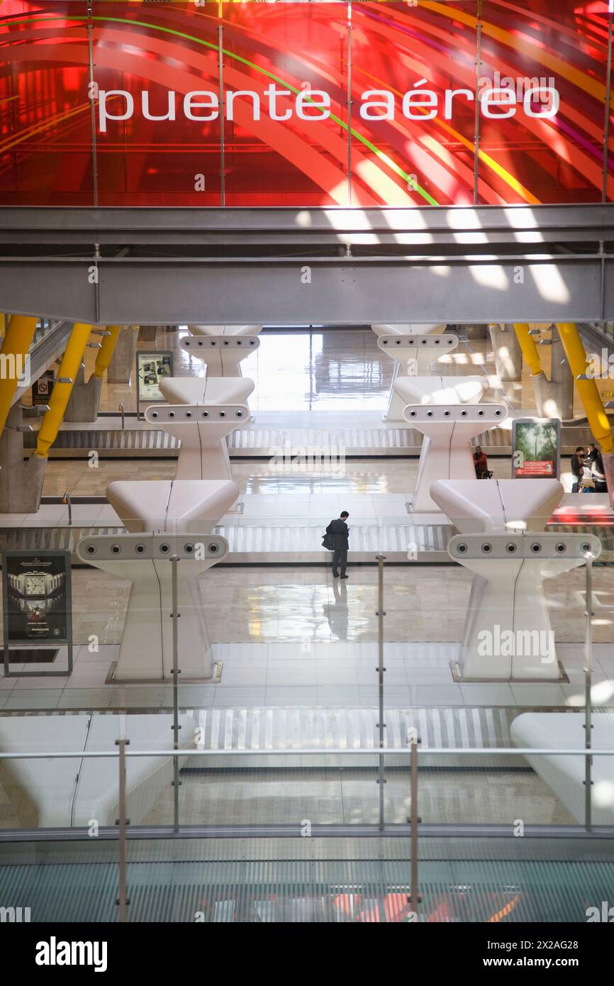 New T4 terminal in Madrid Barajas International Airport, Spain Stock ...