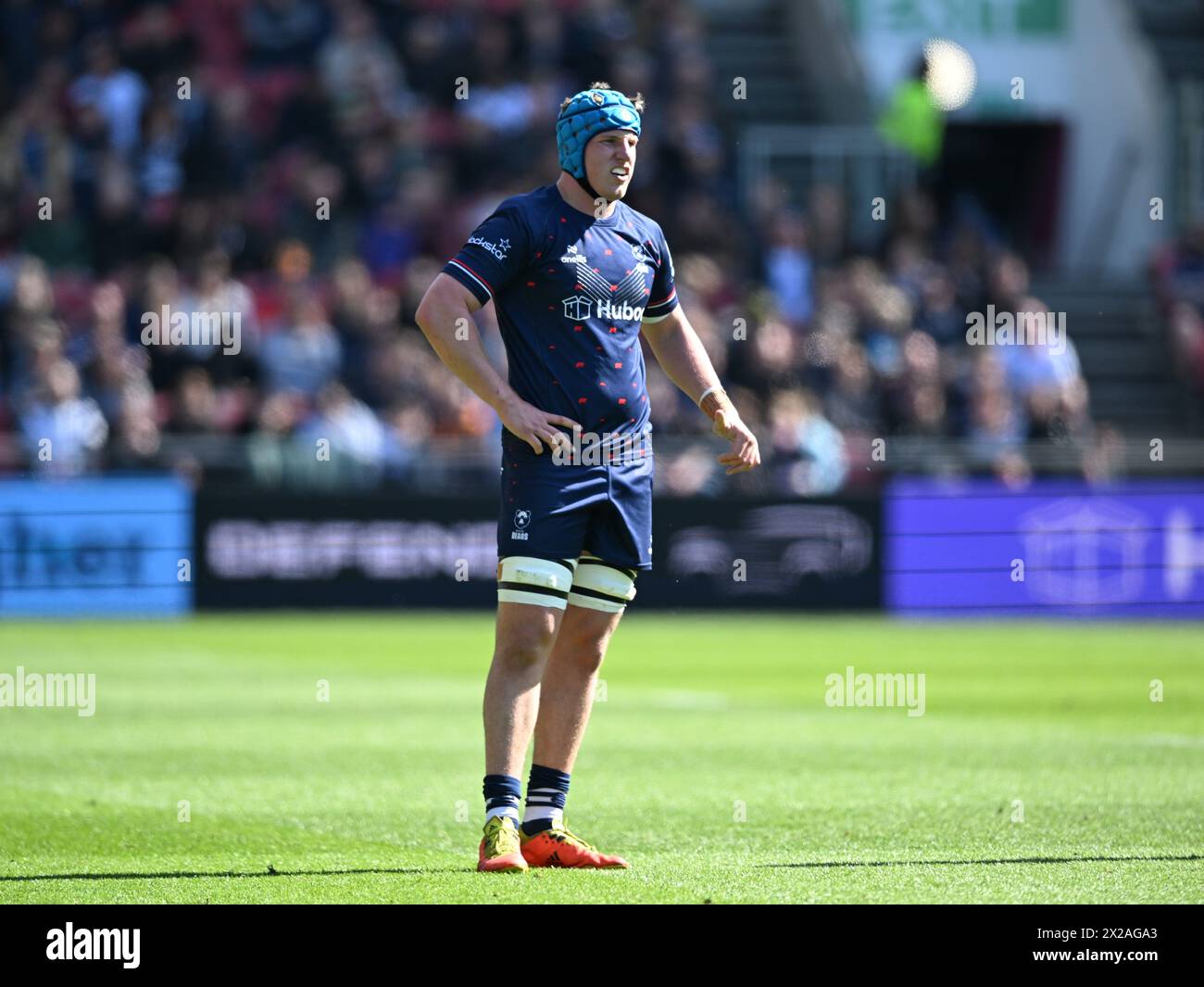Ashton Gate, Bristol, UK. 21st Apr, 2024. Gallagher Premiership Rugby ...