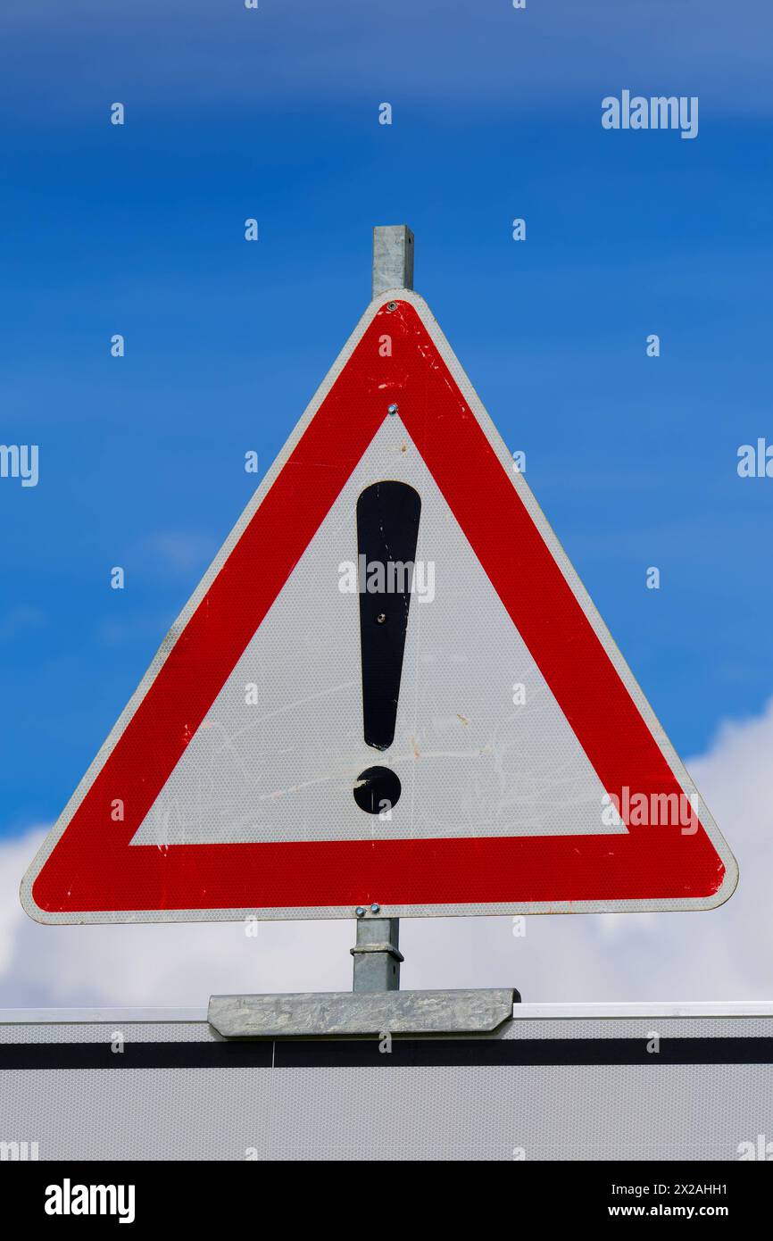 Achtung construction site hi-res stock photography and images - Alamy