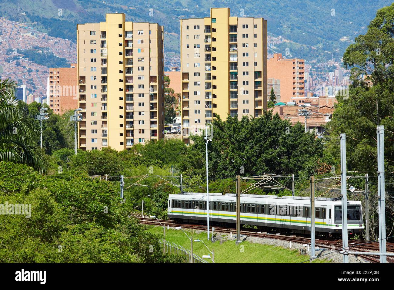 Metro, San Javier, Medellin, Antioquia, Colombia, South America Stock ...