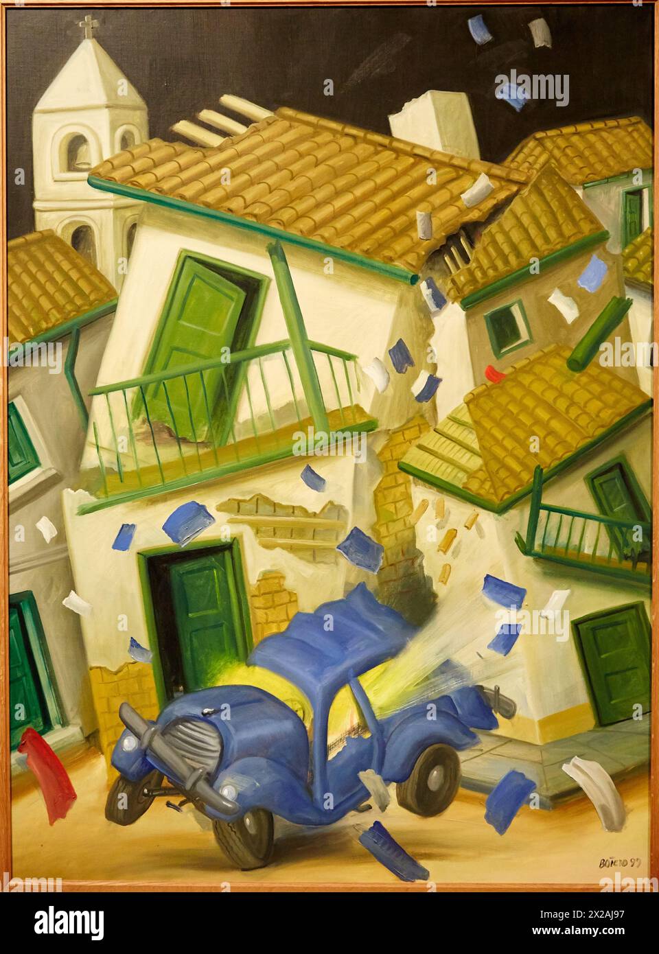 "Car Bomb", 1999, Fernando Botero, Museo de Antioquia, Medellin ...