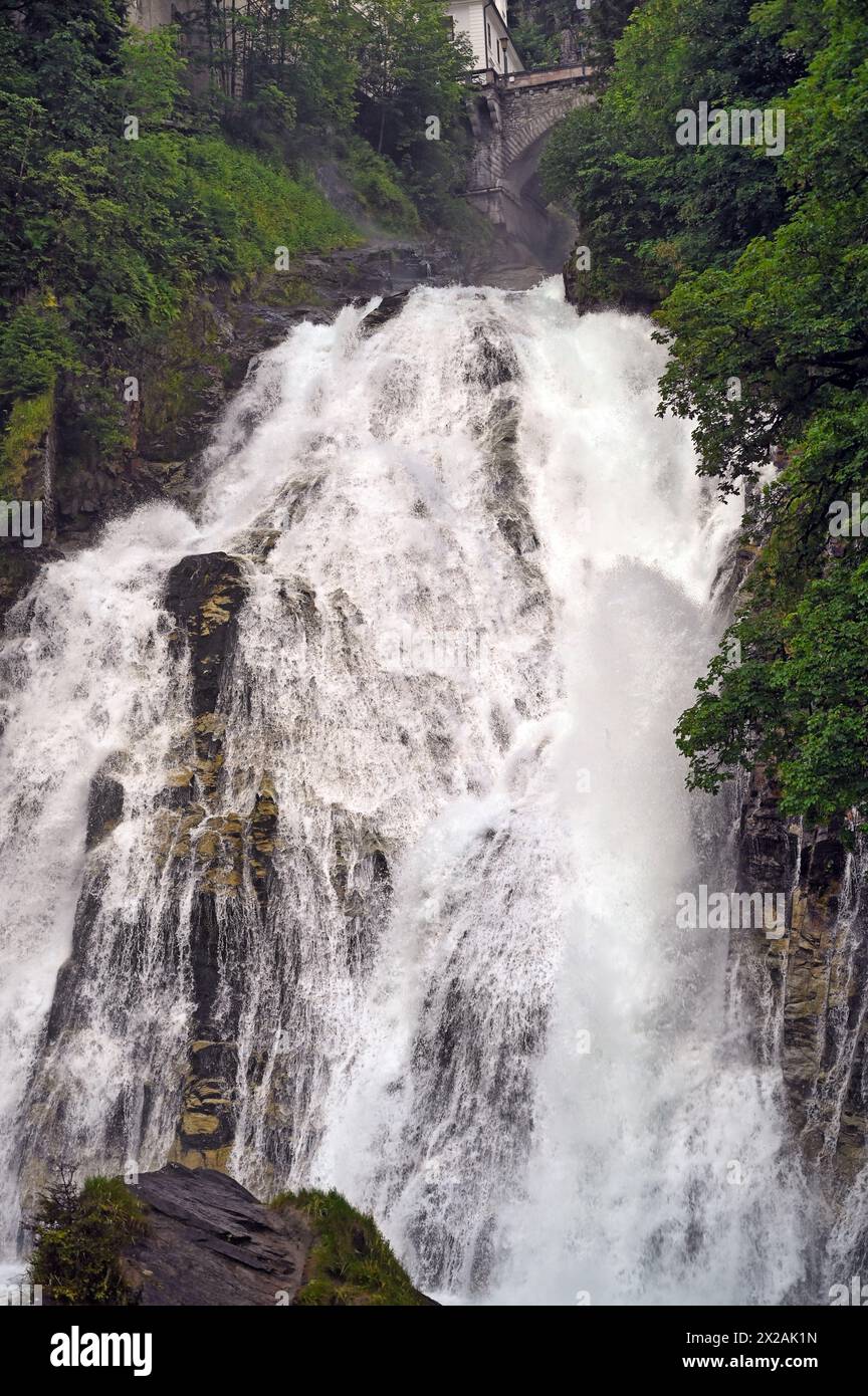 waterfall Gasteiner in Bad Gastein Austria Stock Photo - Alamy