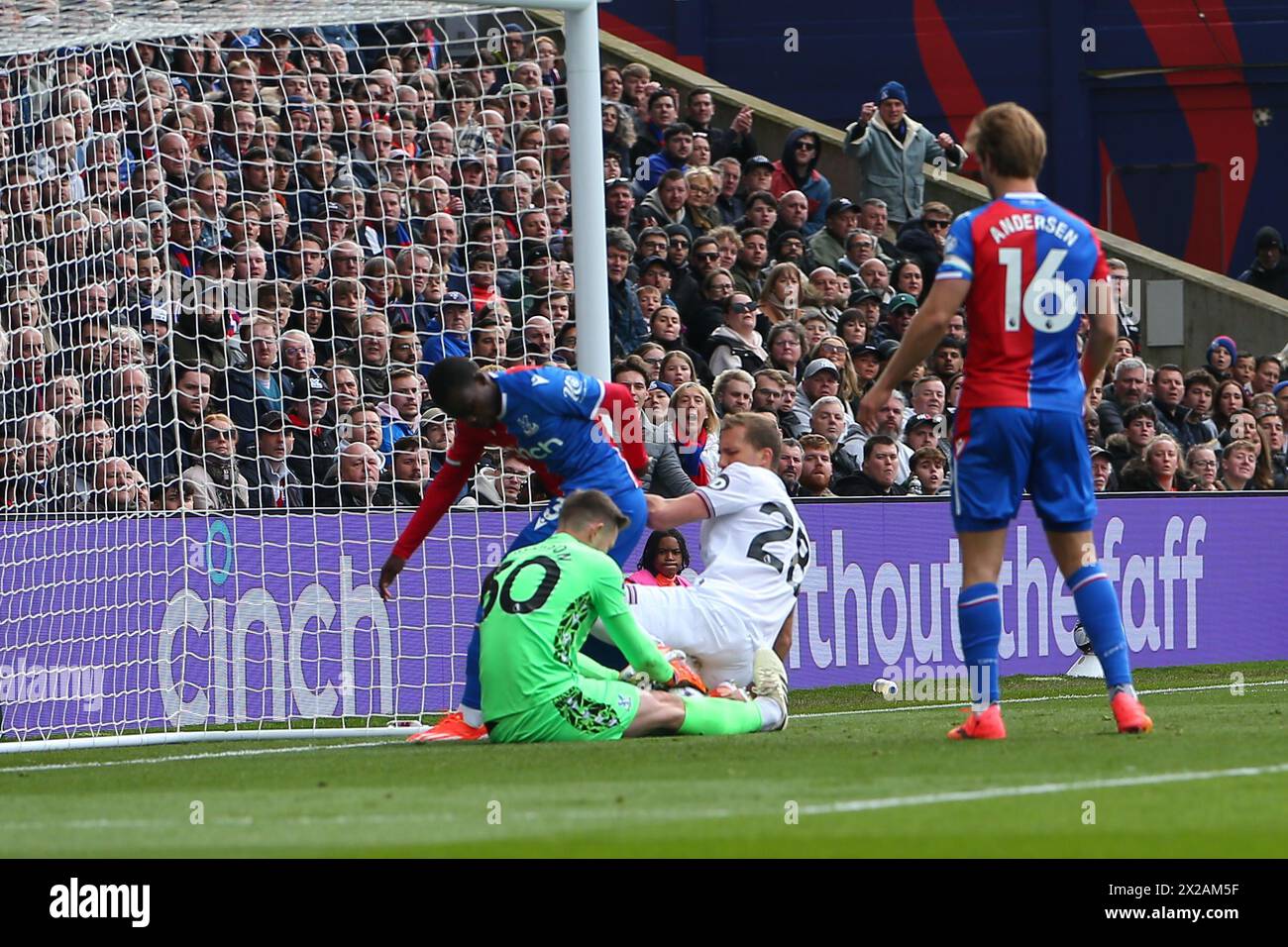 21st April 2024; Selhurst Park, Selhurst, London, England; Premier ...