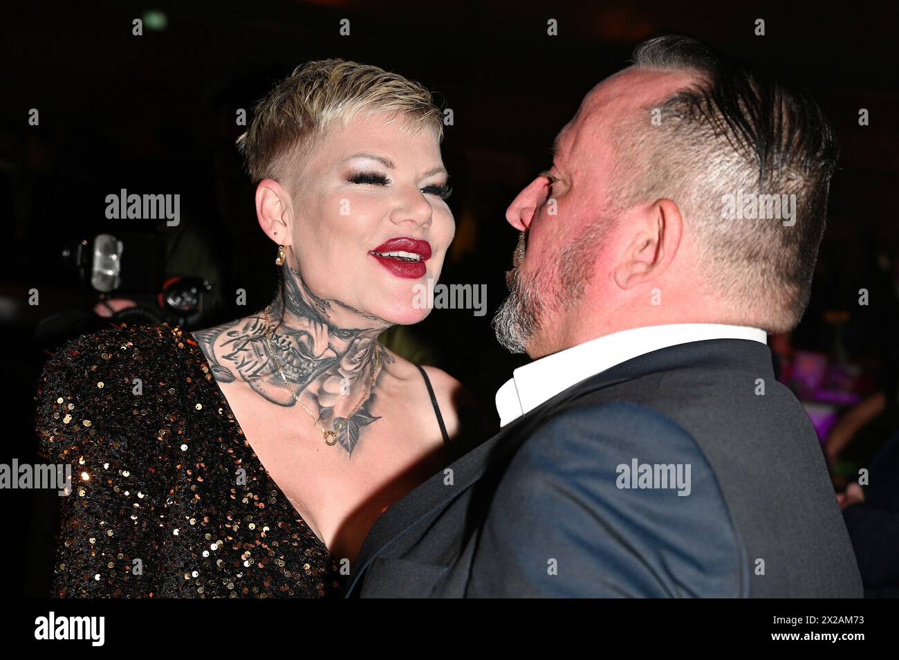 Rust, Germany. 19th Apr, 2024. Rust, Germany - April 19, 2024: Red Carpet - RADIO REGENBOGEN ...