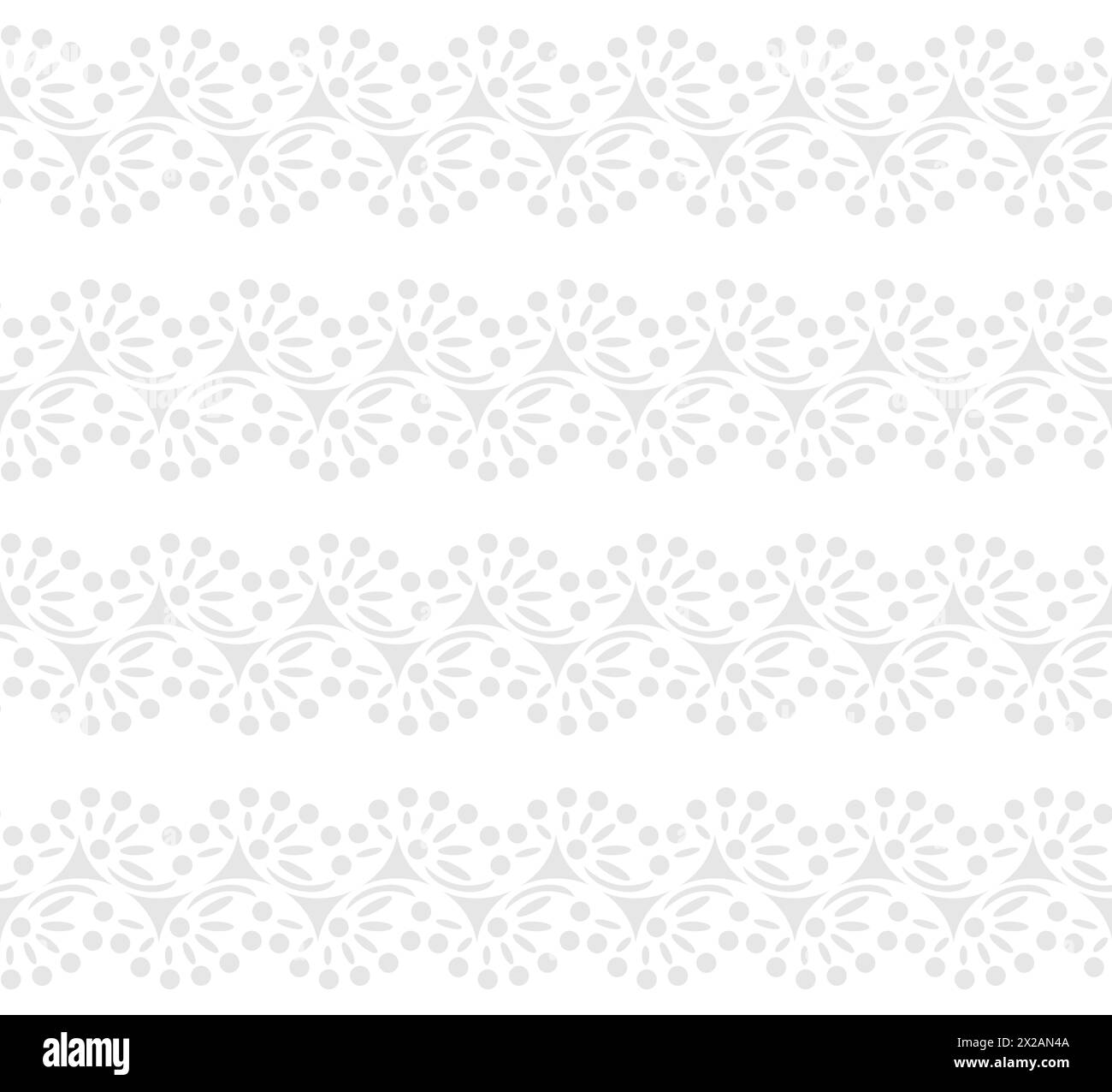 Vector White Seamless Lace Floral Pattern On Gray Background Stock Vector Image And Art Alamy